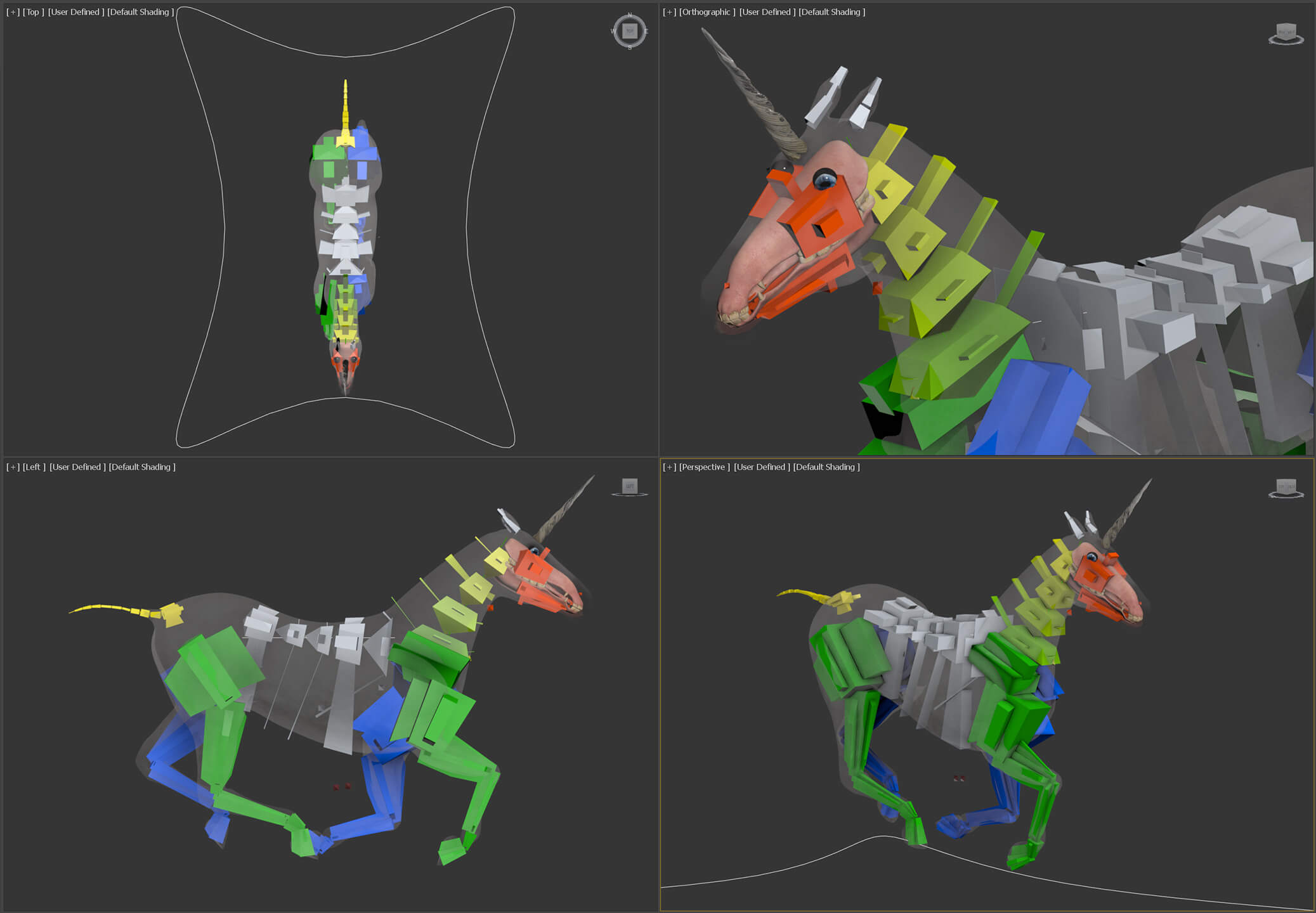 Animated Unicorn - 3D Model by NoneCG