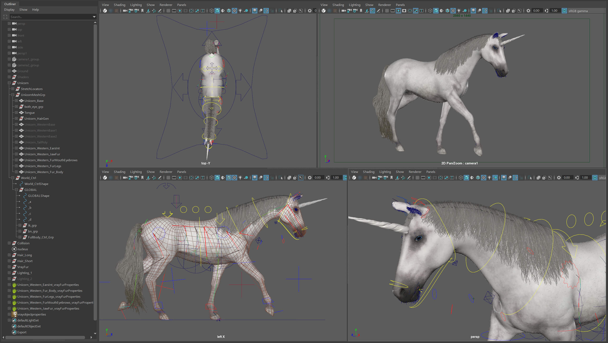 Animated Unicorn - 3D Model by NoneCG