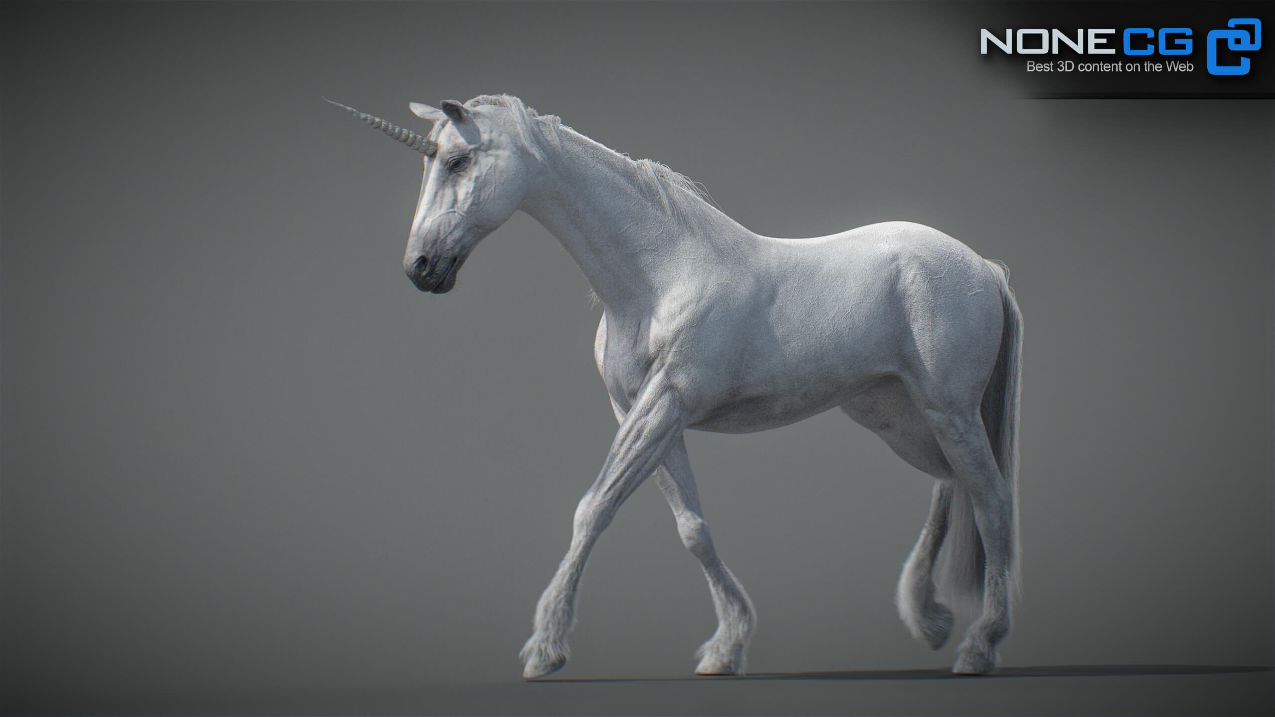 Animated Unicorn - 3D Model by NoneCG