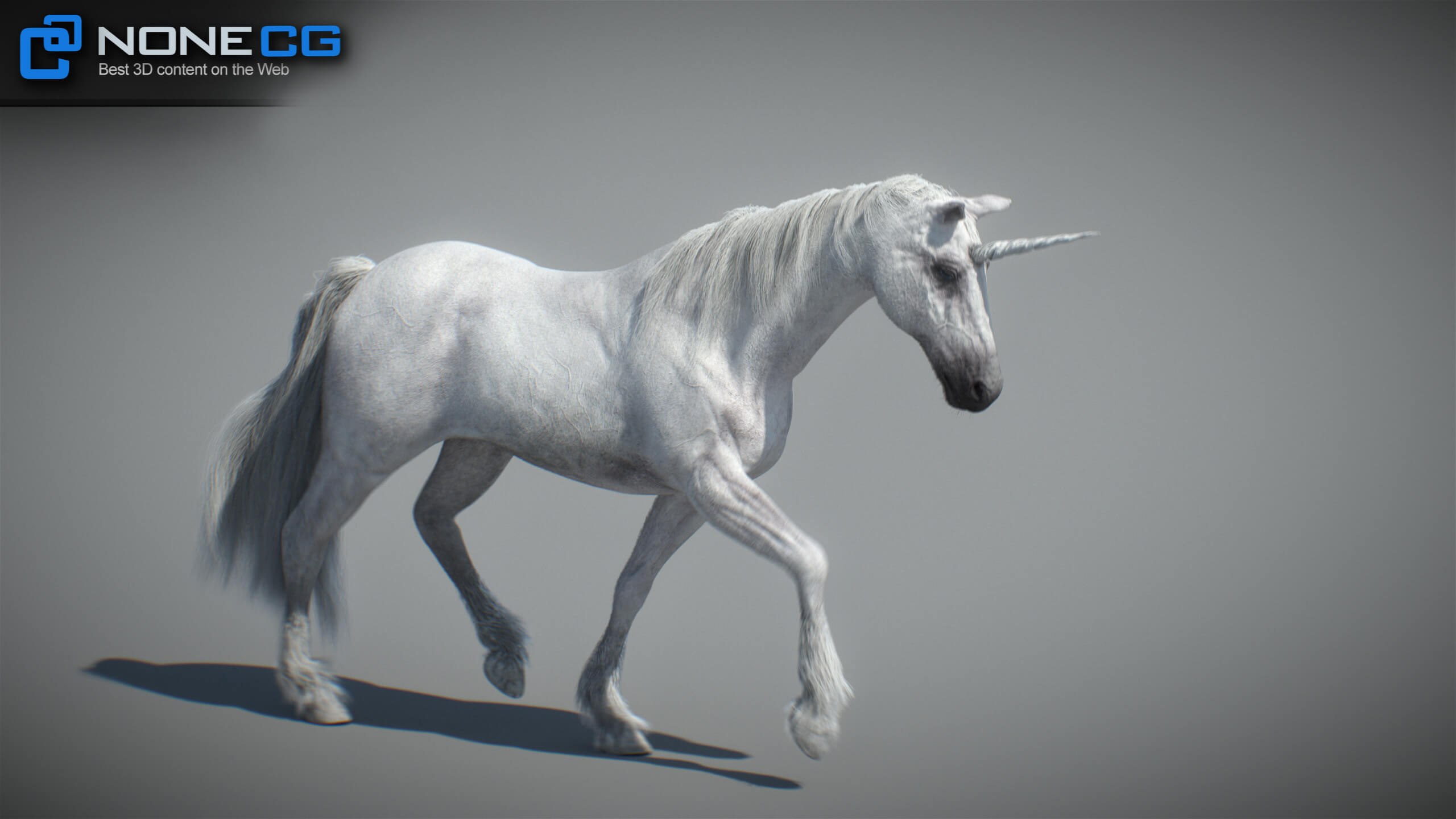 Animated Unicorn - 3D Model by NoneCG
