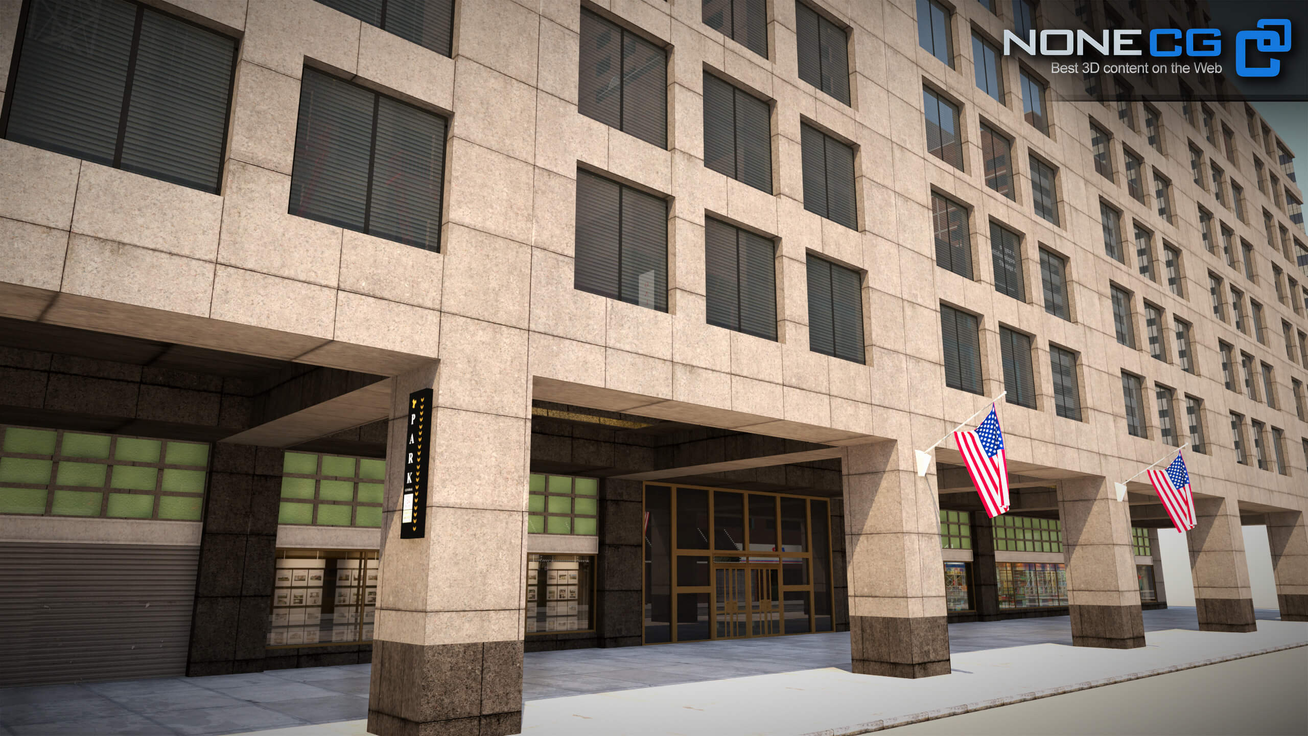 Building 1685 Broadway Theater - 3D Model by NoneCG