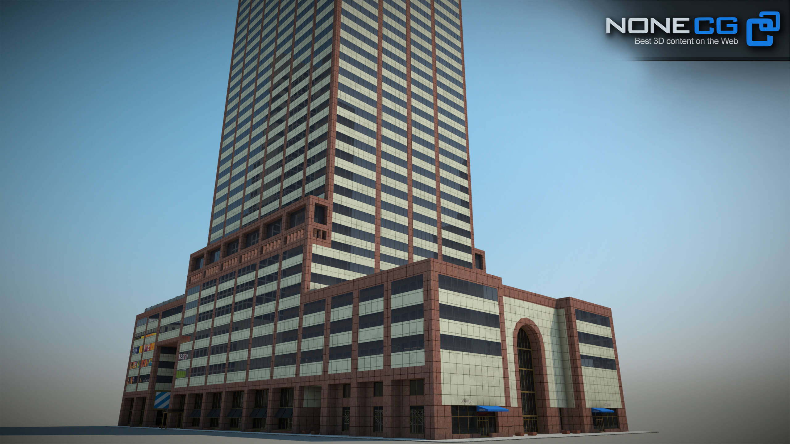 Building Axa Equitable Center - 3D Model by NoneCG