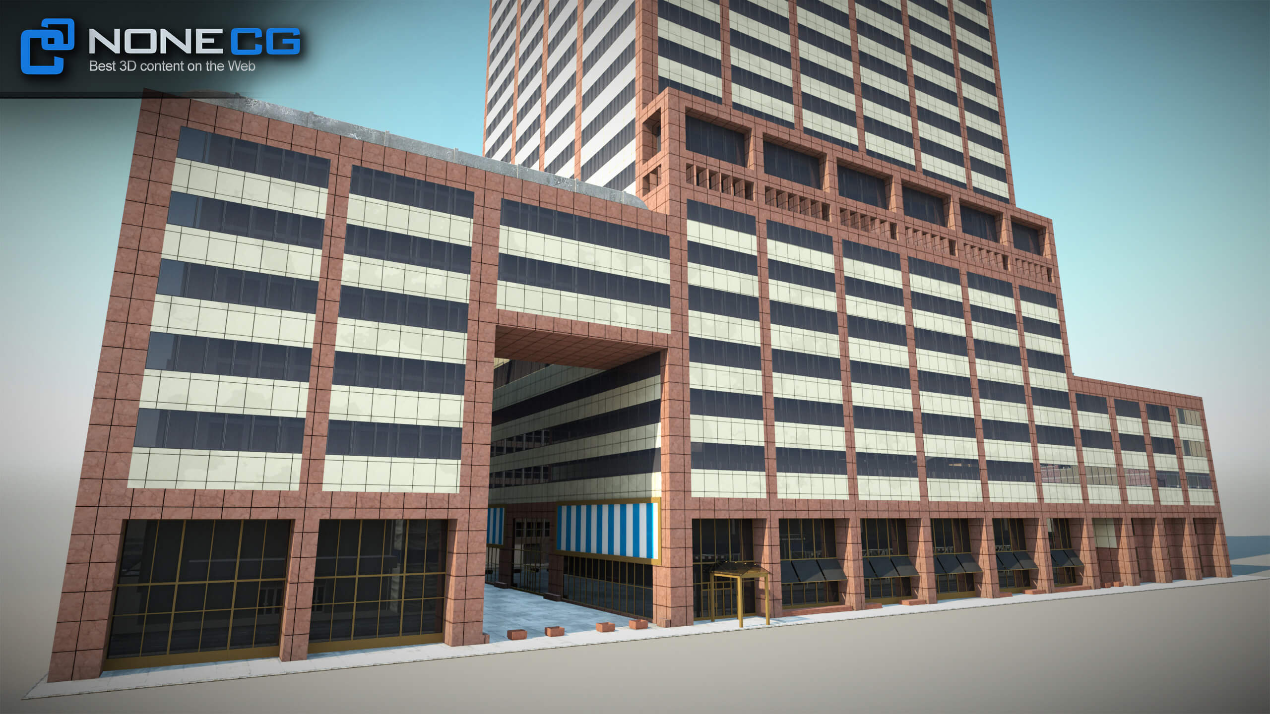 Building Axa Equitable Center - 3D Model by NoneCG