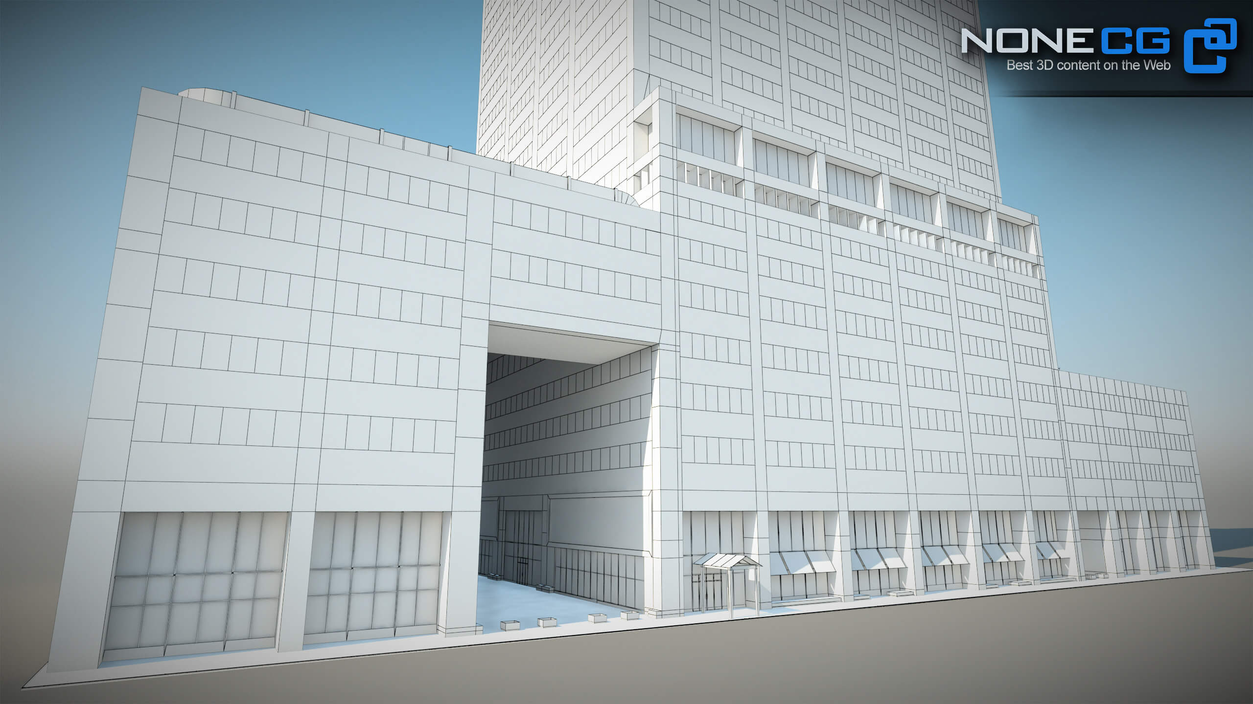 Building Axa Equitable Center - 3D Model by NoneCG