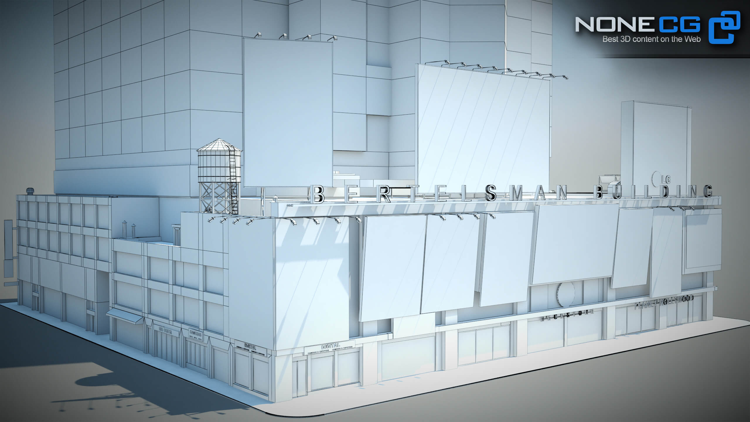 Building Bertelsmann - 3D Model by NoneCG