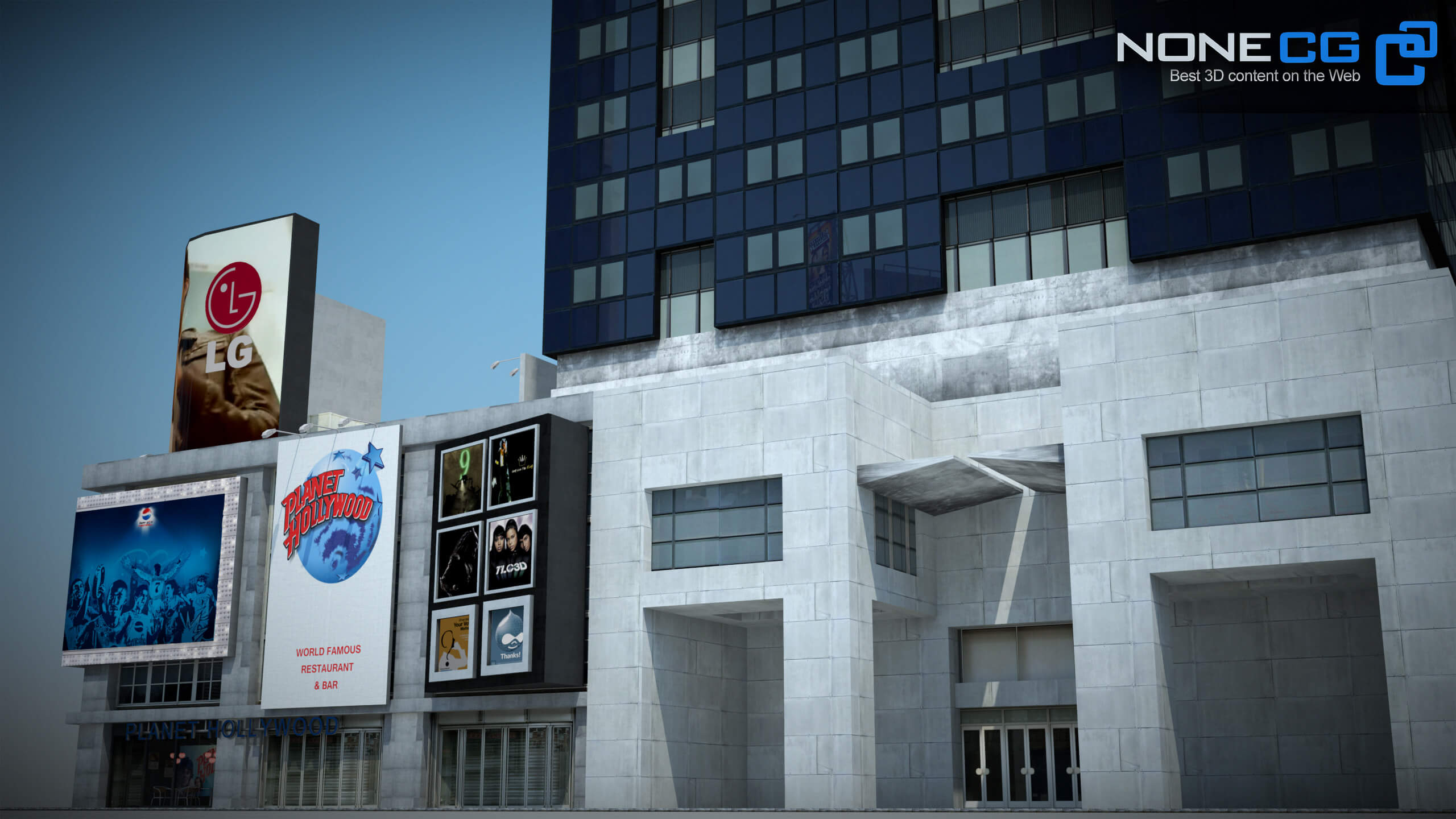 Building Bertelsmann - 3D Model by NoneCG