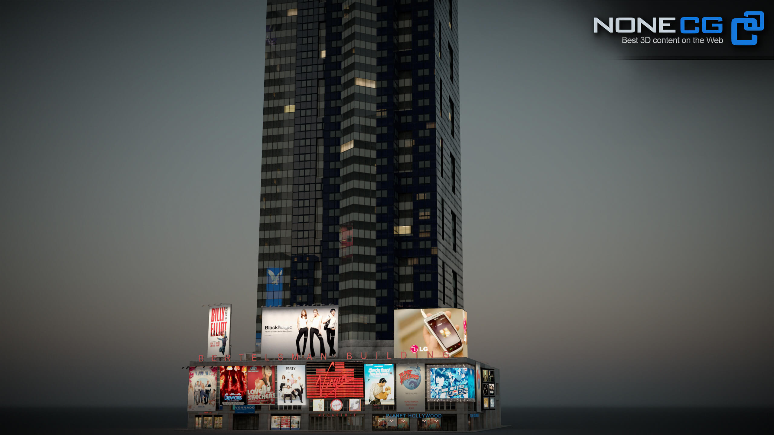 Building Bertelsmann - 3D Model by NoneCG