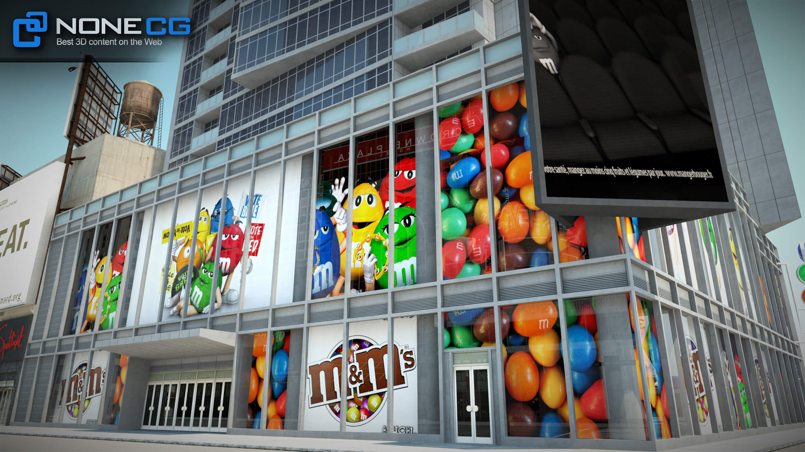 Building M&M's - 3D Model by NoneCG