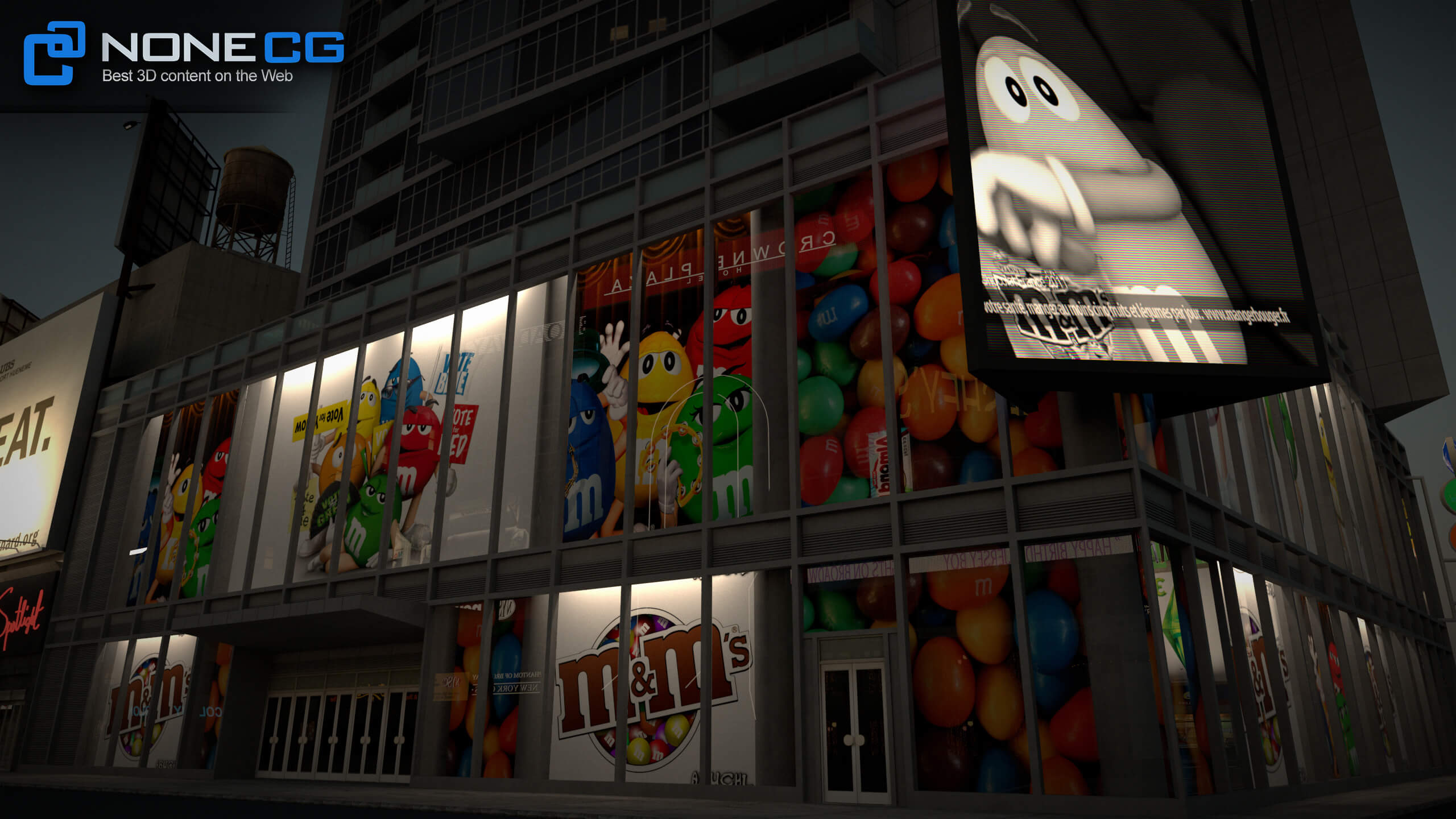 Building M&M's - 3D Model by NoneCG