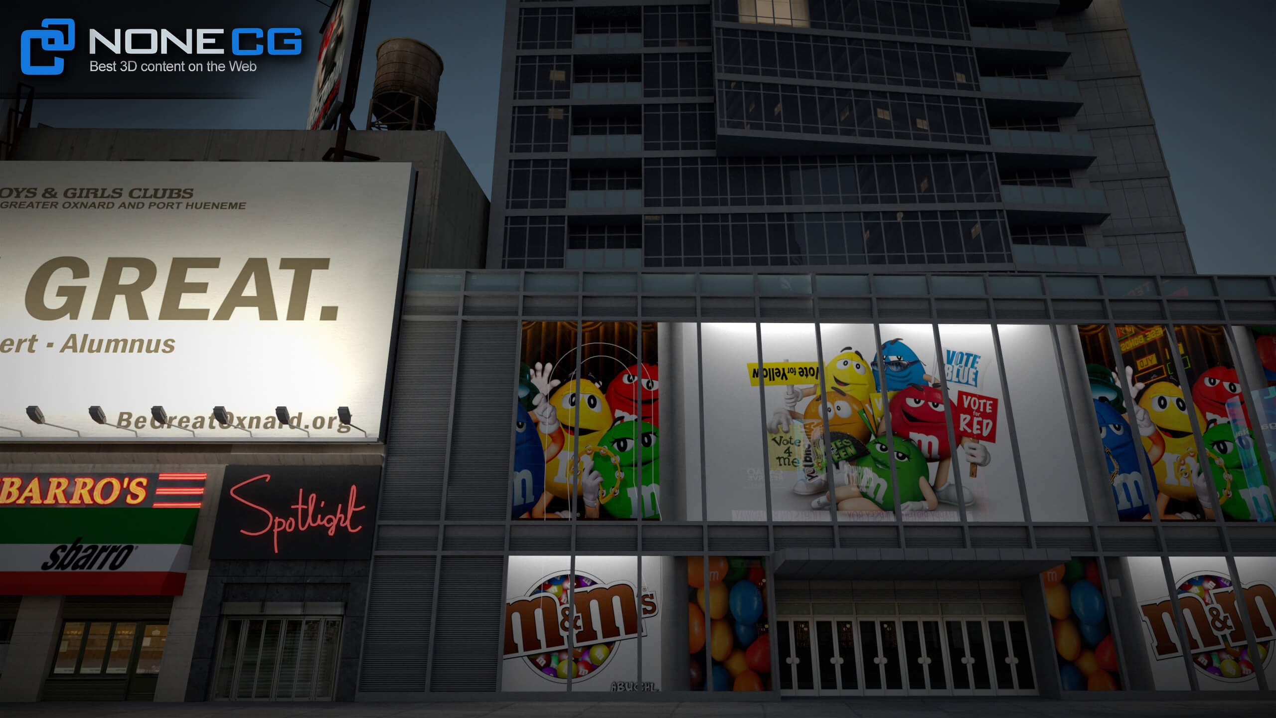 Building M&M's - 3D Model by NoneCG