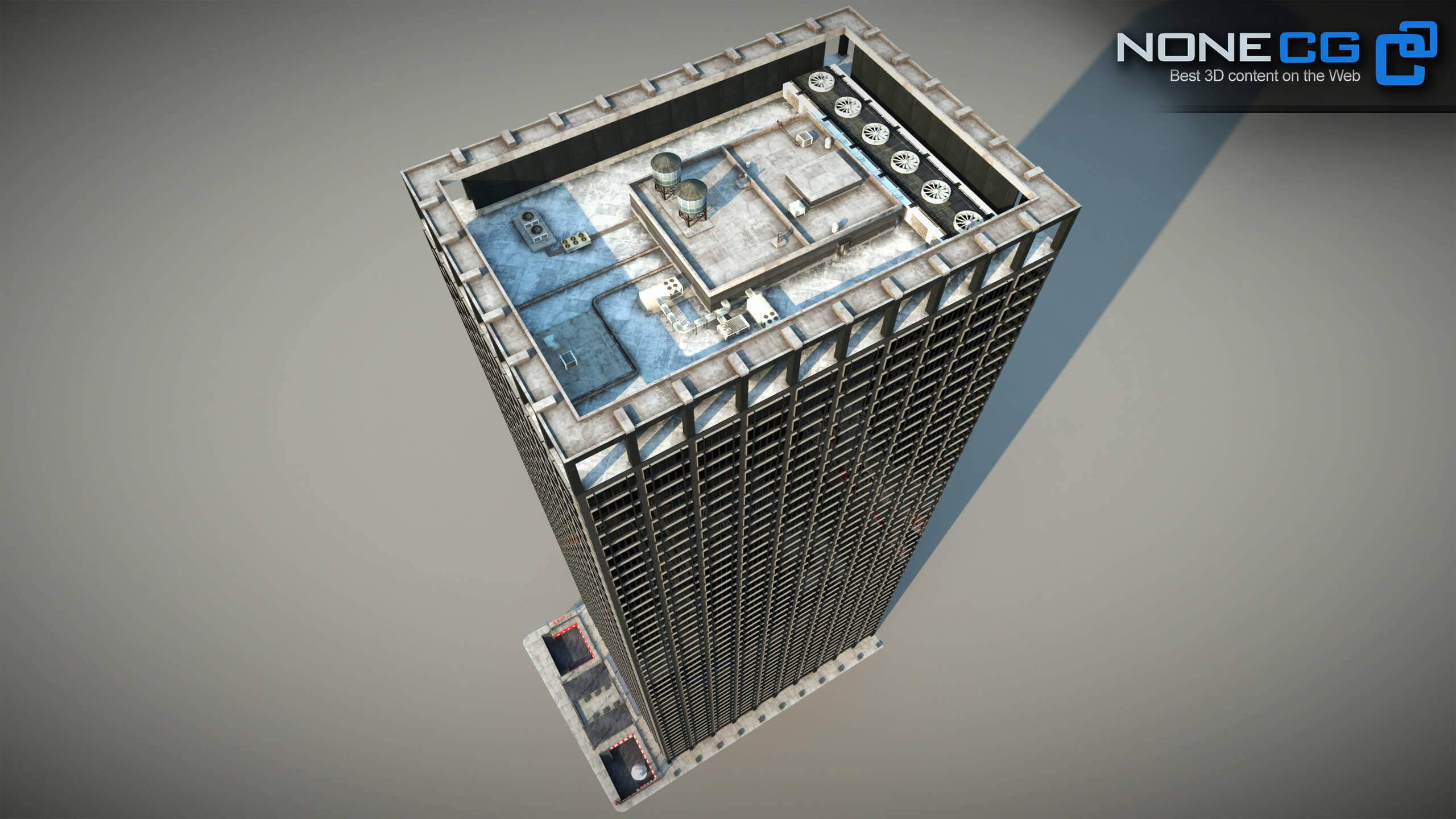 Building Paramount Plaza - 3D Model by NoneCG