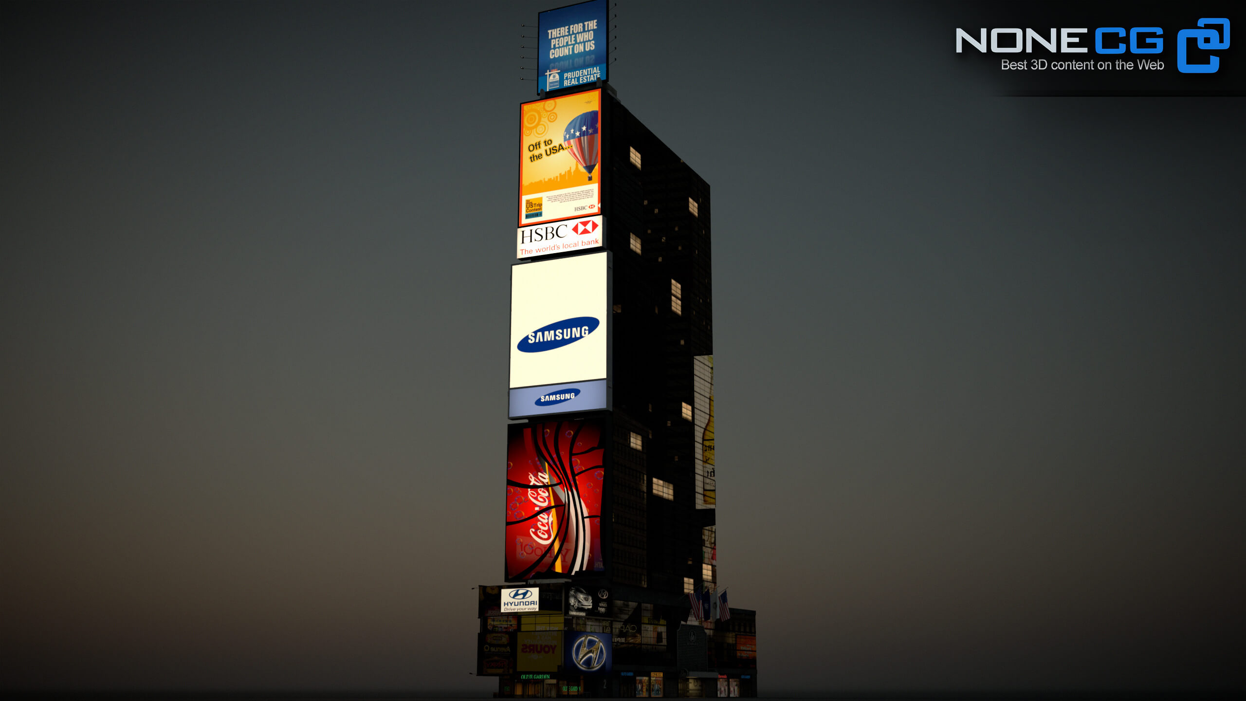 Building Ramada Renaissance - 3D Model by NoneCG