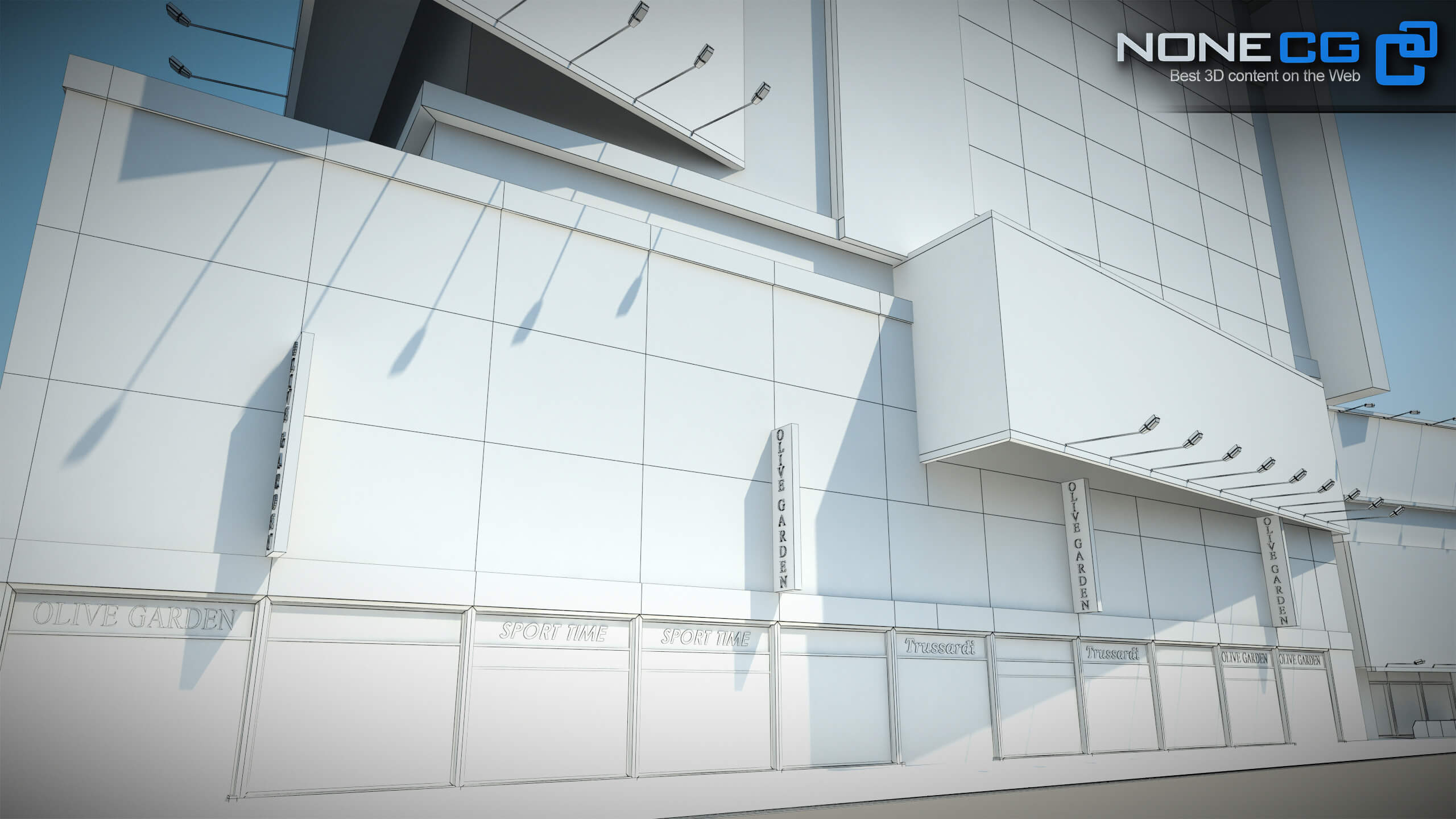 Building Ramada Renaissance - 3D Model by NoneCG