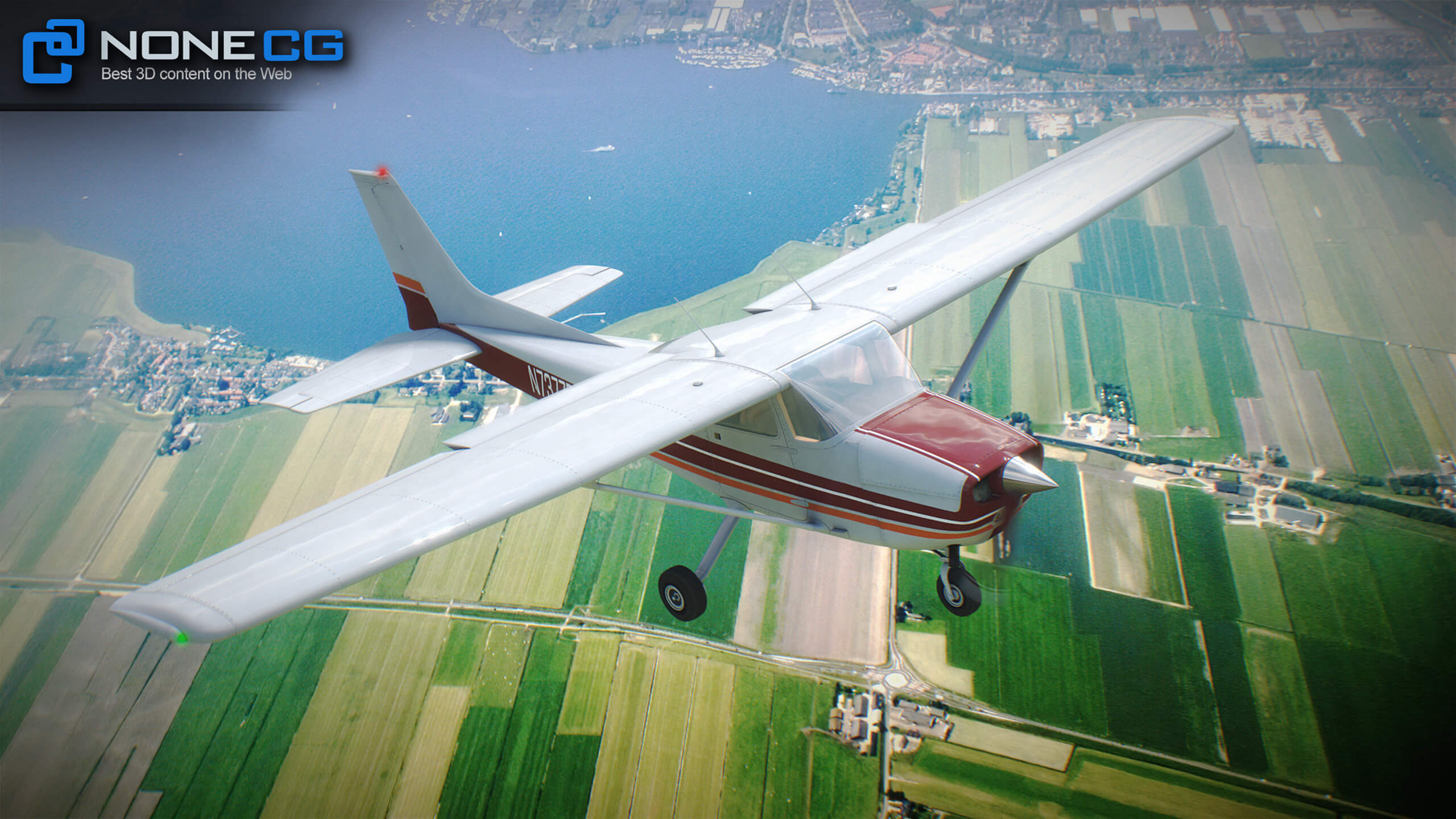 Cessna Plane - 3D Model by NoneCG