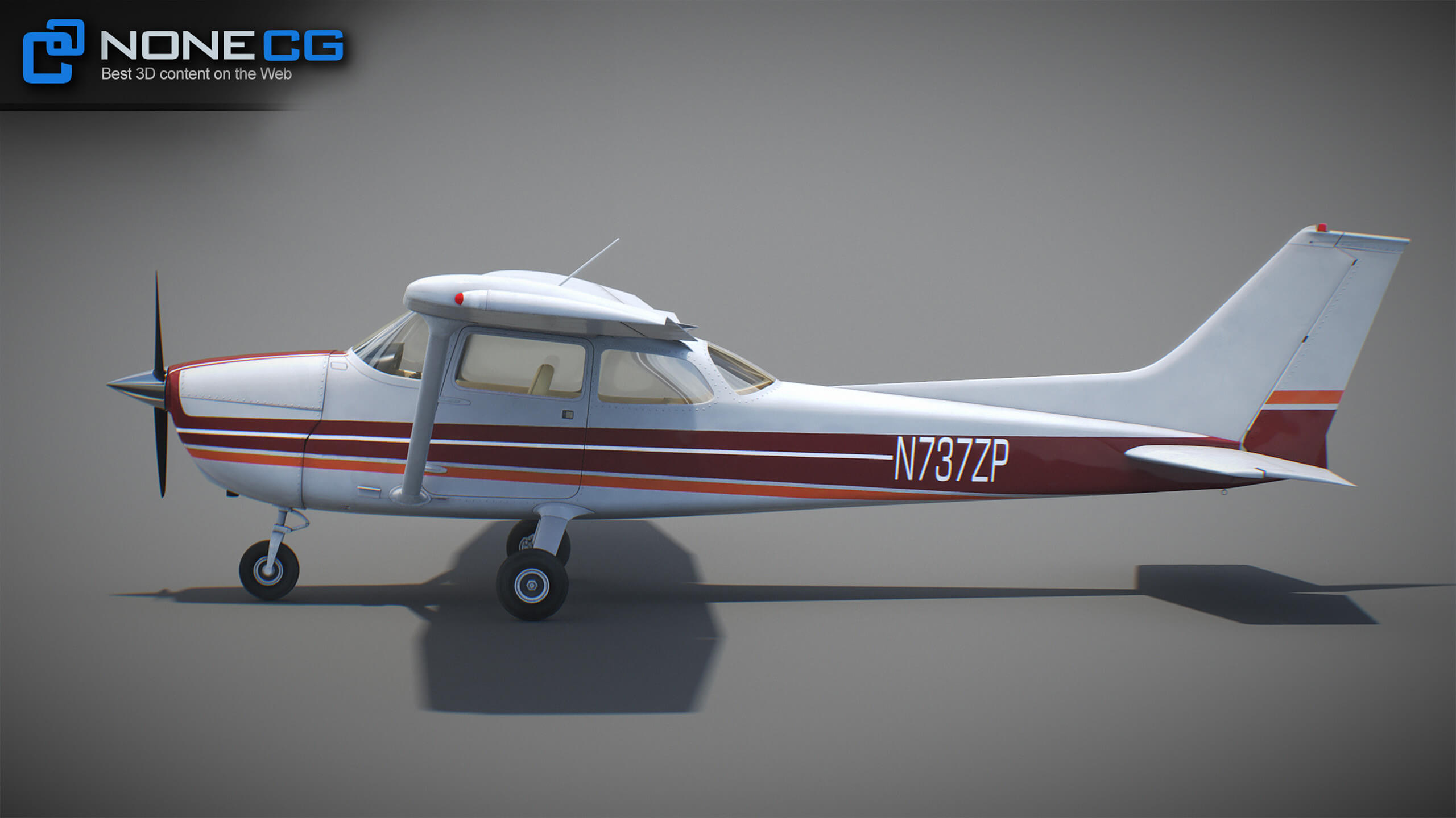 Cessna Plane - 3D Model by NoneCG