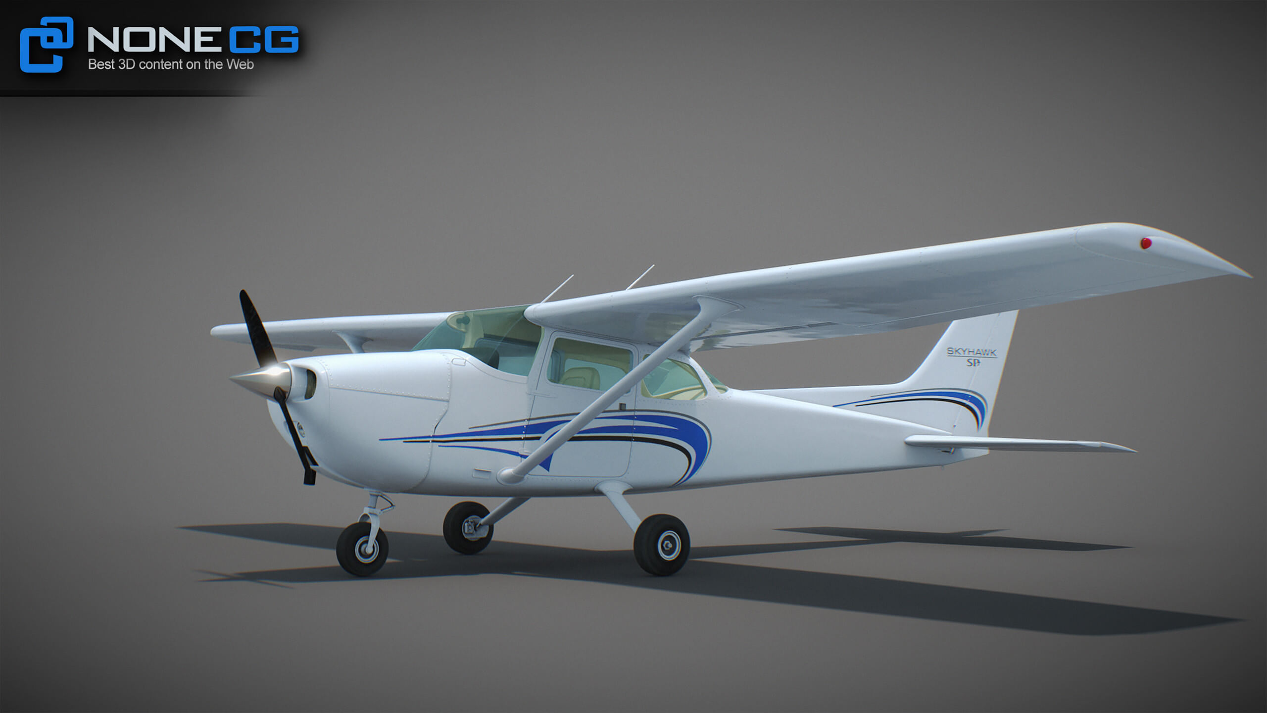 Cessna Plane - 3D Model by NoneCG
