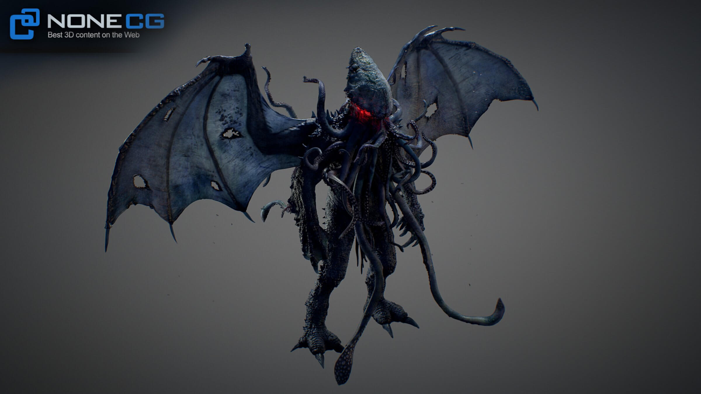 Cthulhu Rigged - 3D Model by NoneCG