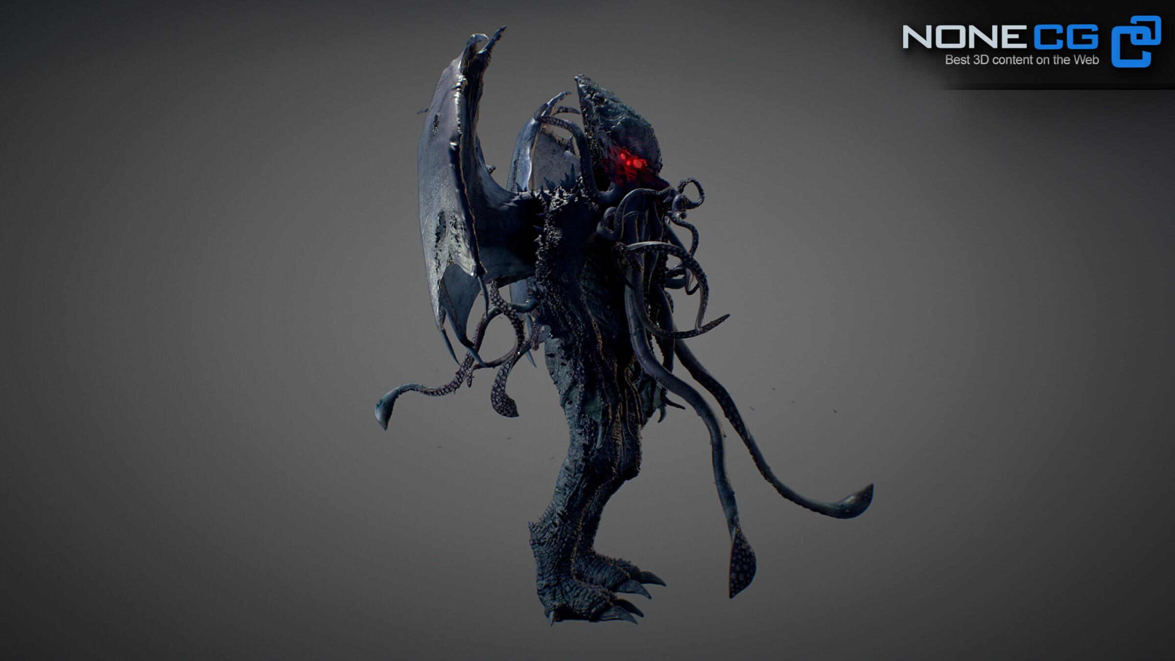 Cthulhu Rigged - 3D Model by NoneCG