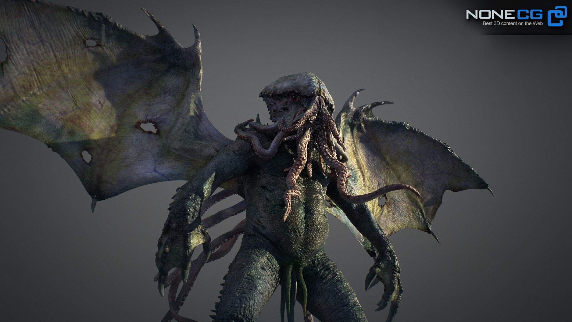 Cthulhu - 3D Model by NoneCG