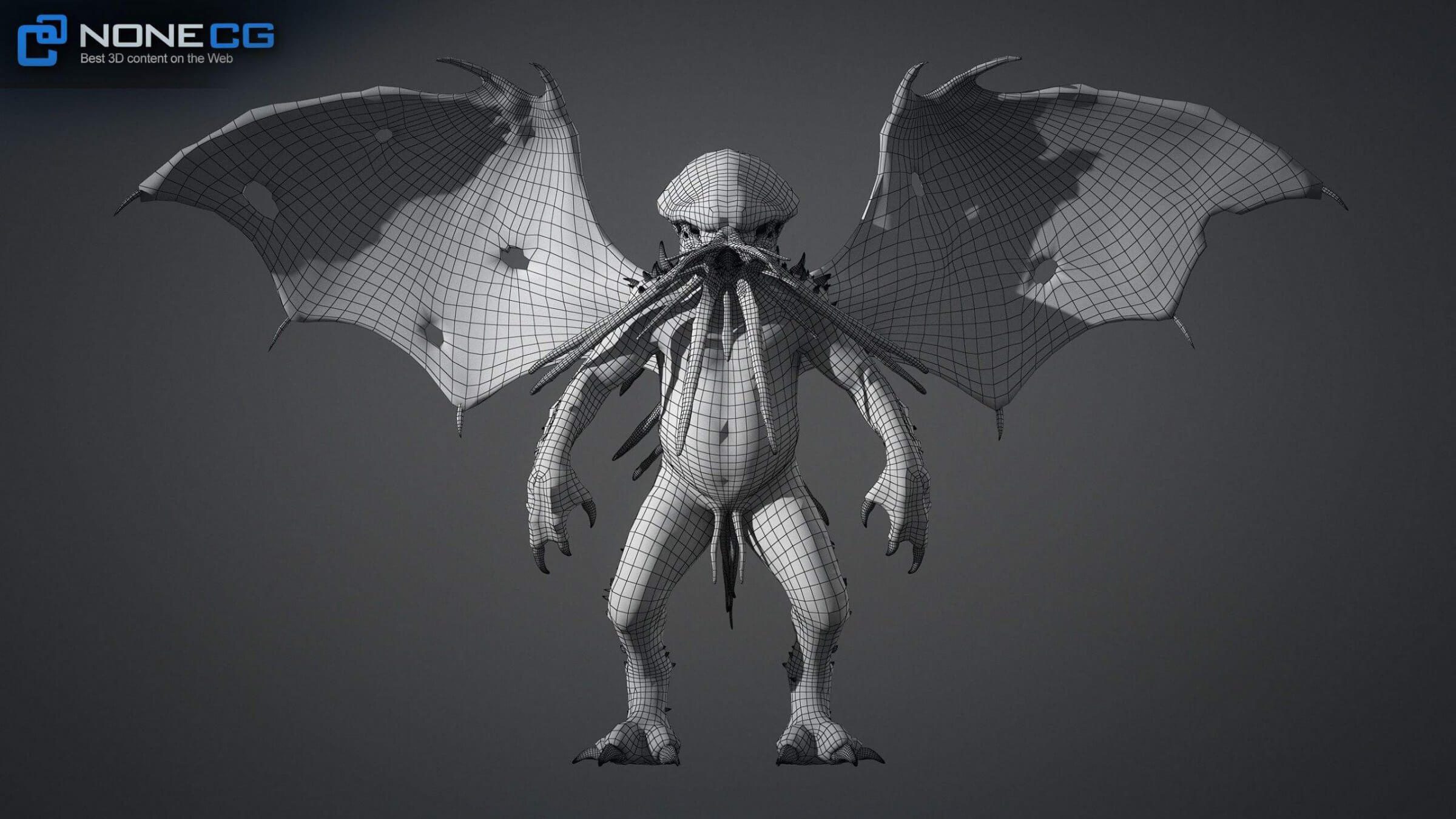 Cthulhu - 3D Model by NoneCG