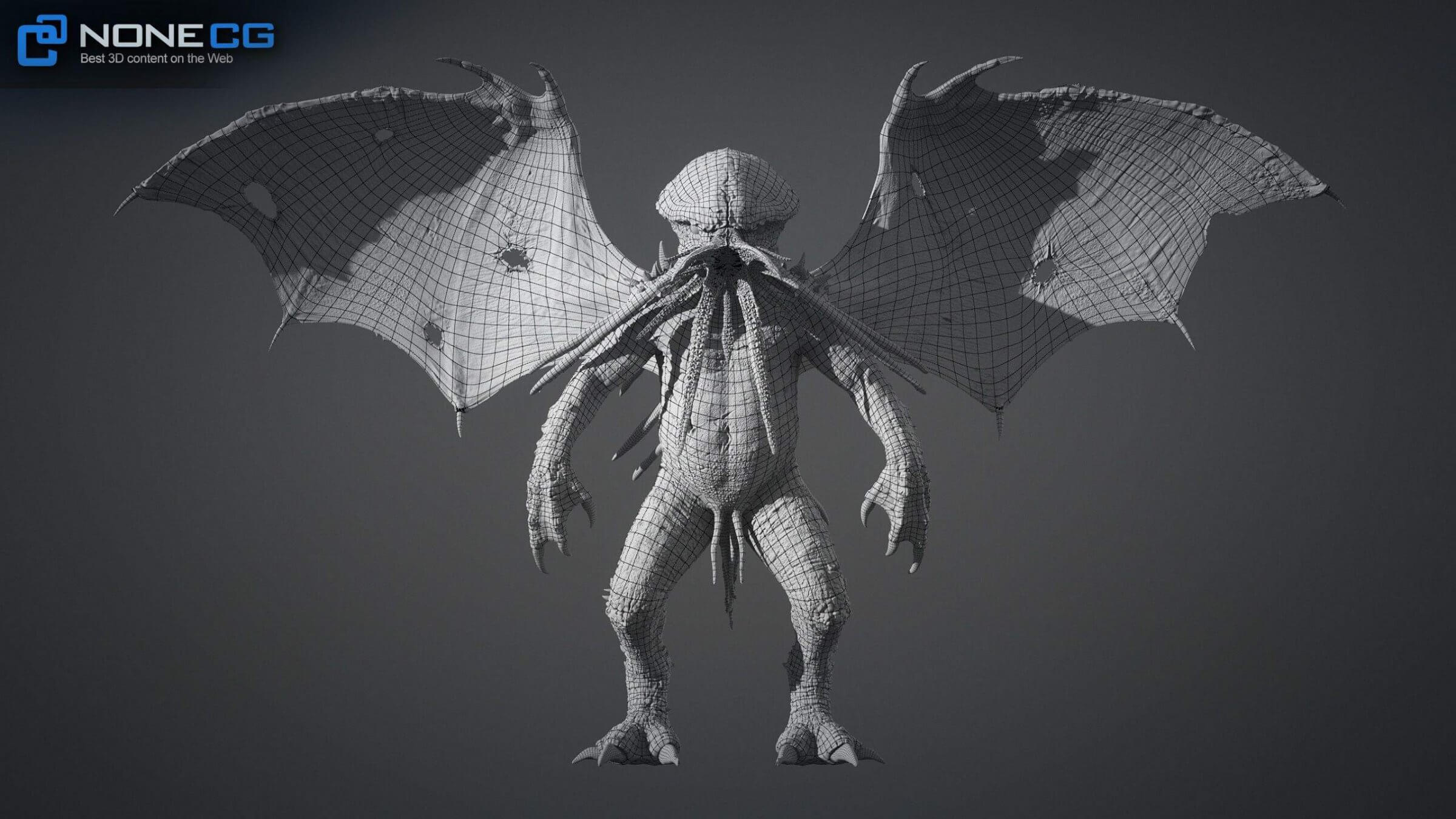 Cthulhu - 3D Model by NoneCG