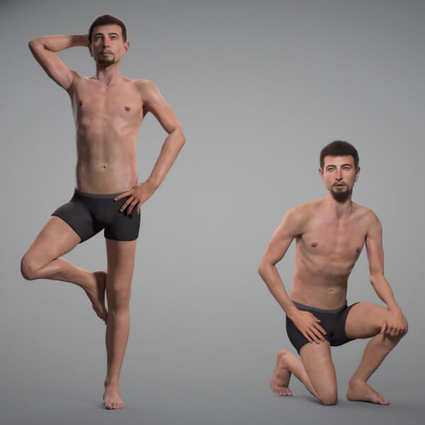 3D Aging Man 3D Render | RenderHub Gallery