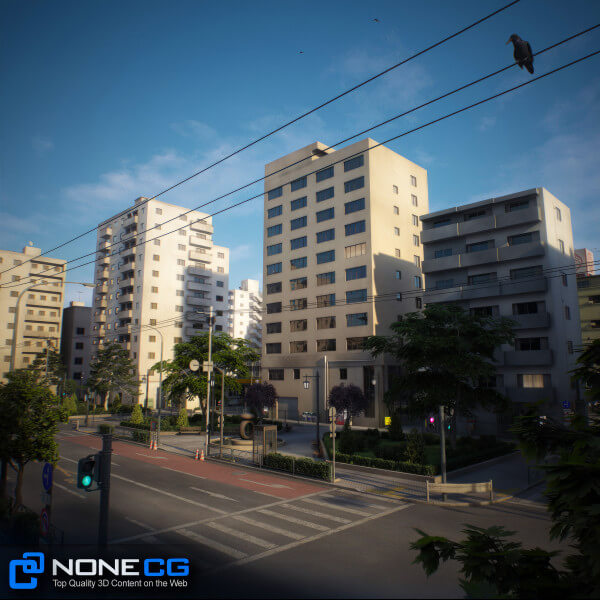 3D Japan City 3D Render | RenderHub Gallery