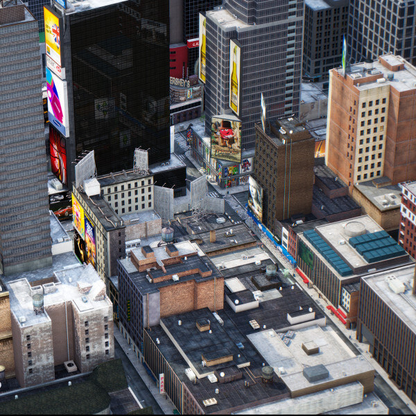 3D Times Square 3D Render | RenderHub Gallery