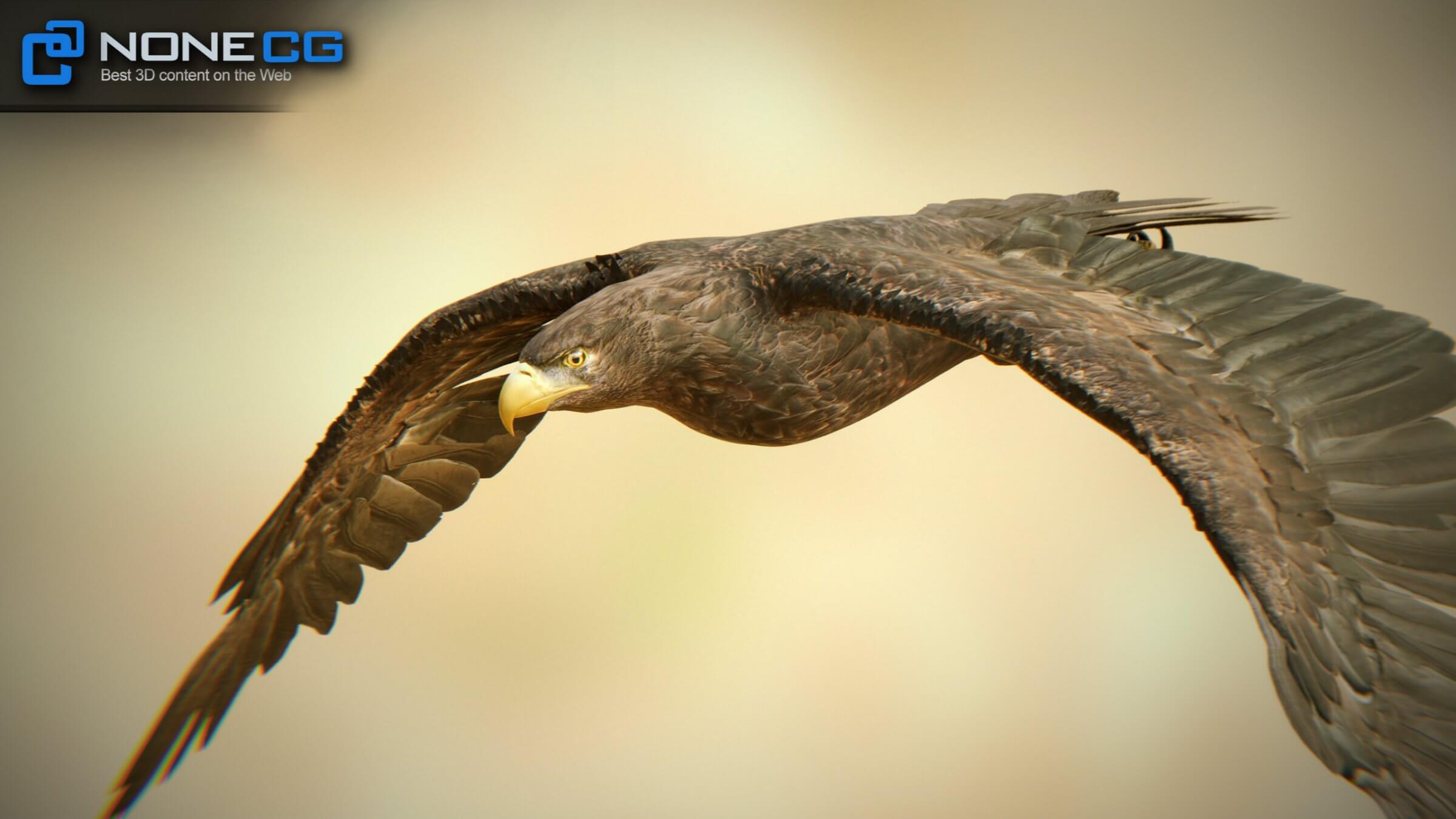 Golden Eagle V3 Unity - 3D Model by NoneCG