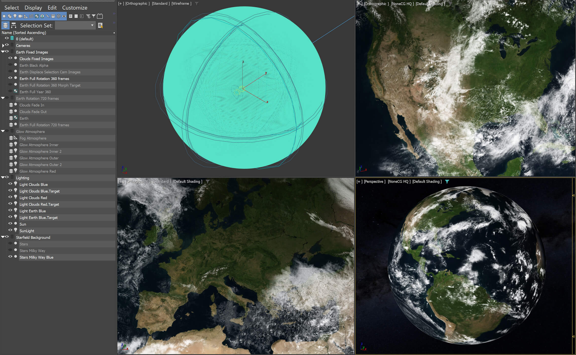 Hyper-Real Earth 3D Model by NoneCG