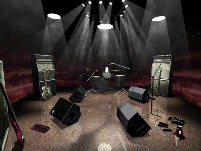 Music Studio - 3D Model by NoneCG