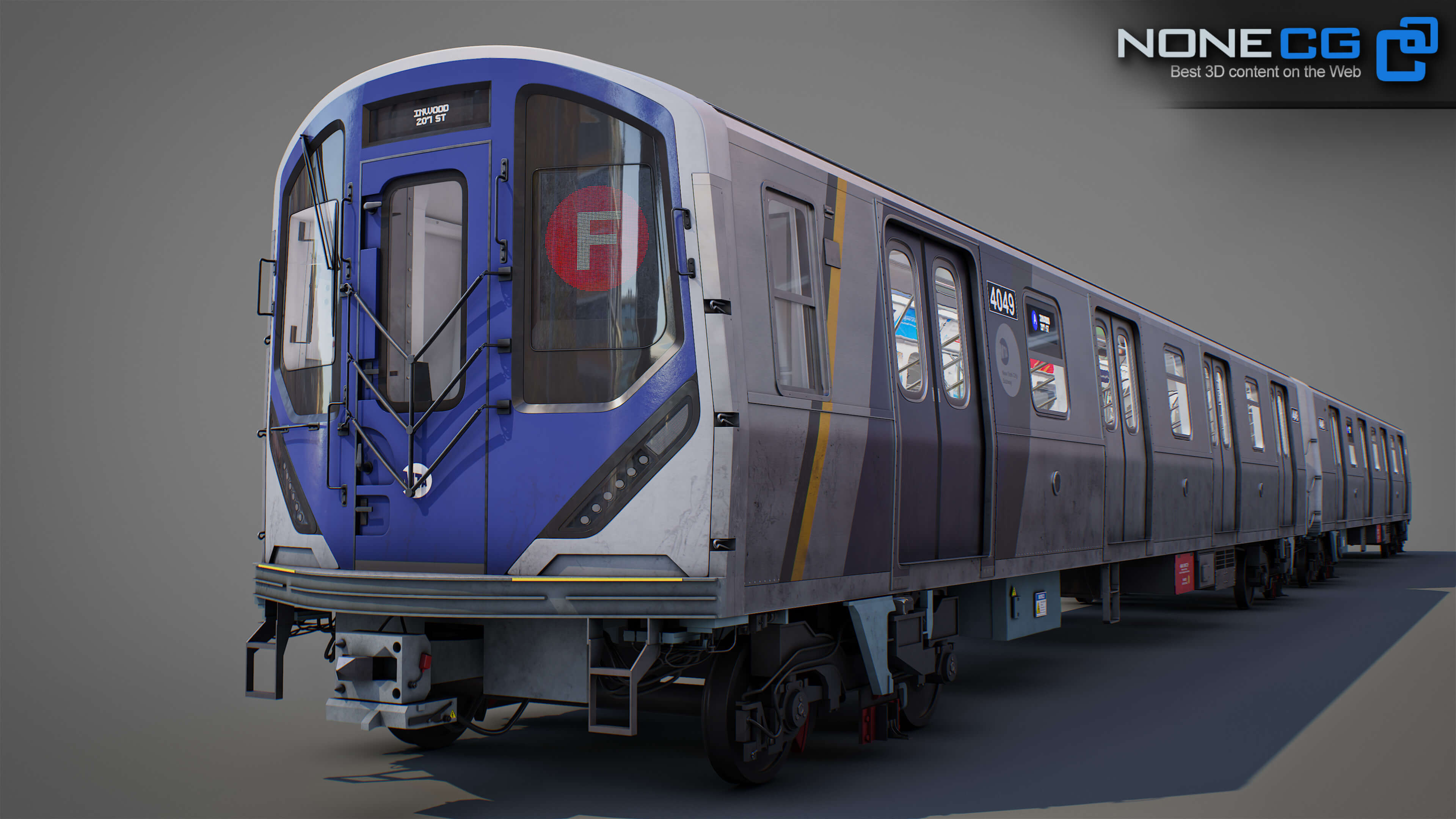 New York City R211 Subway Trains - 3D Model by NoneCG