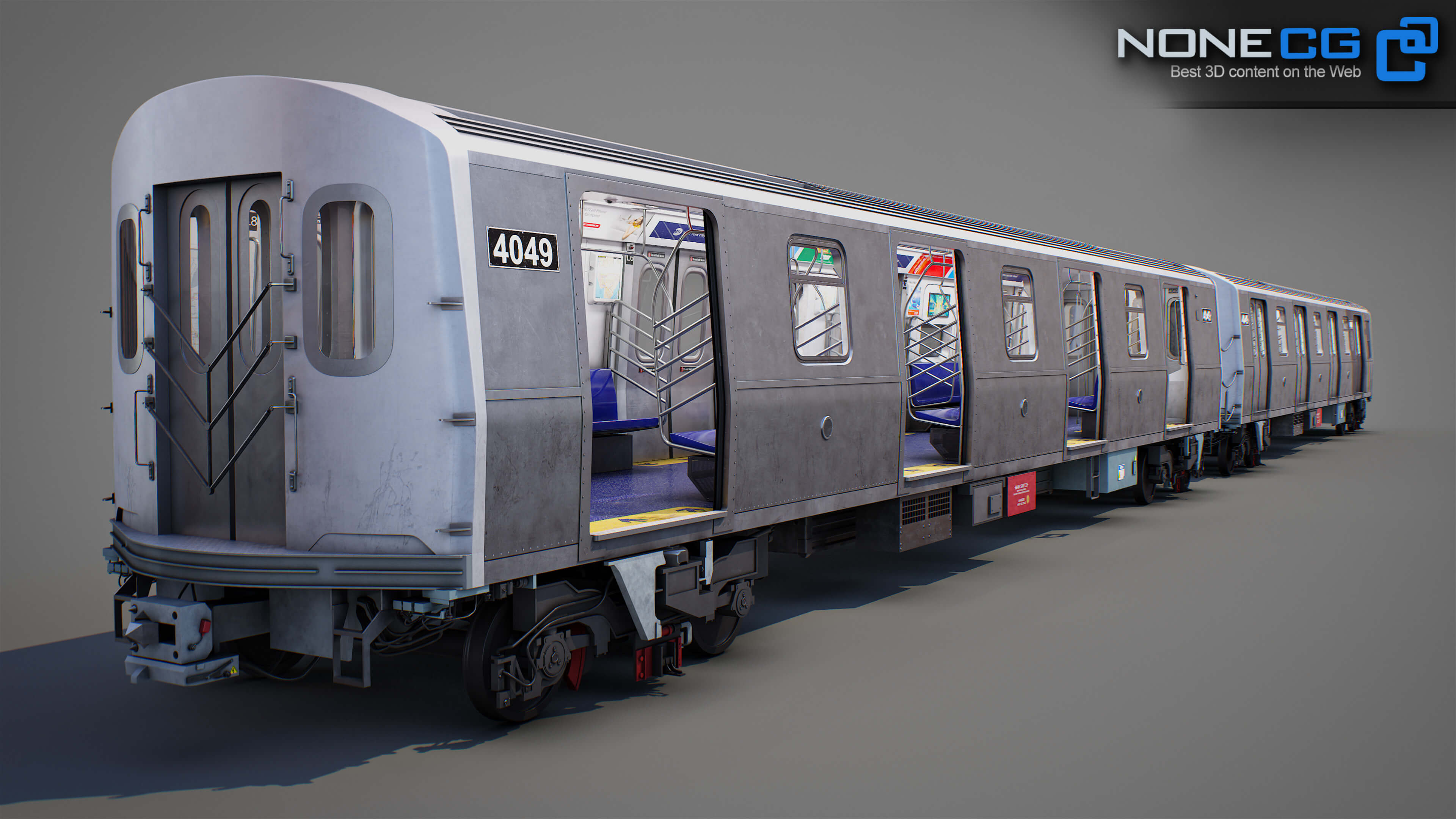 New York City R211 Subway Trains - 3D Model by NoneCG