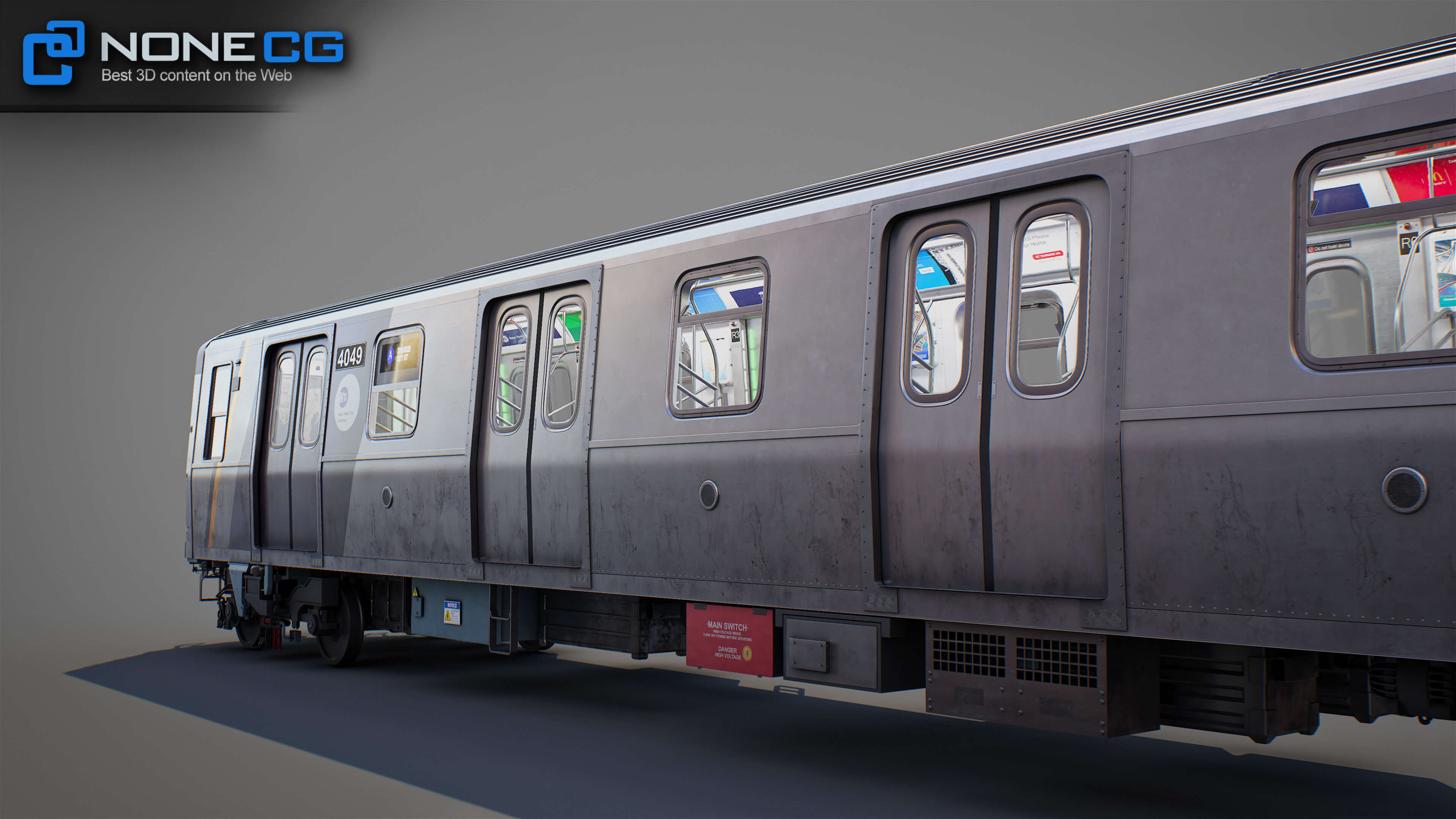 New York City R211 Subway Trains - 3D Model by NoneCG