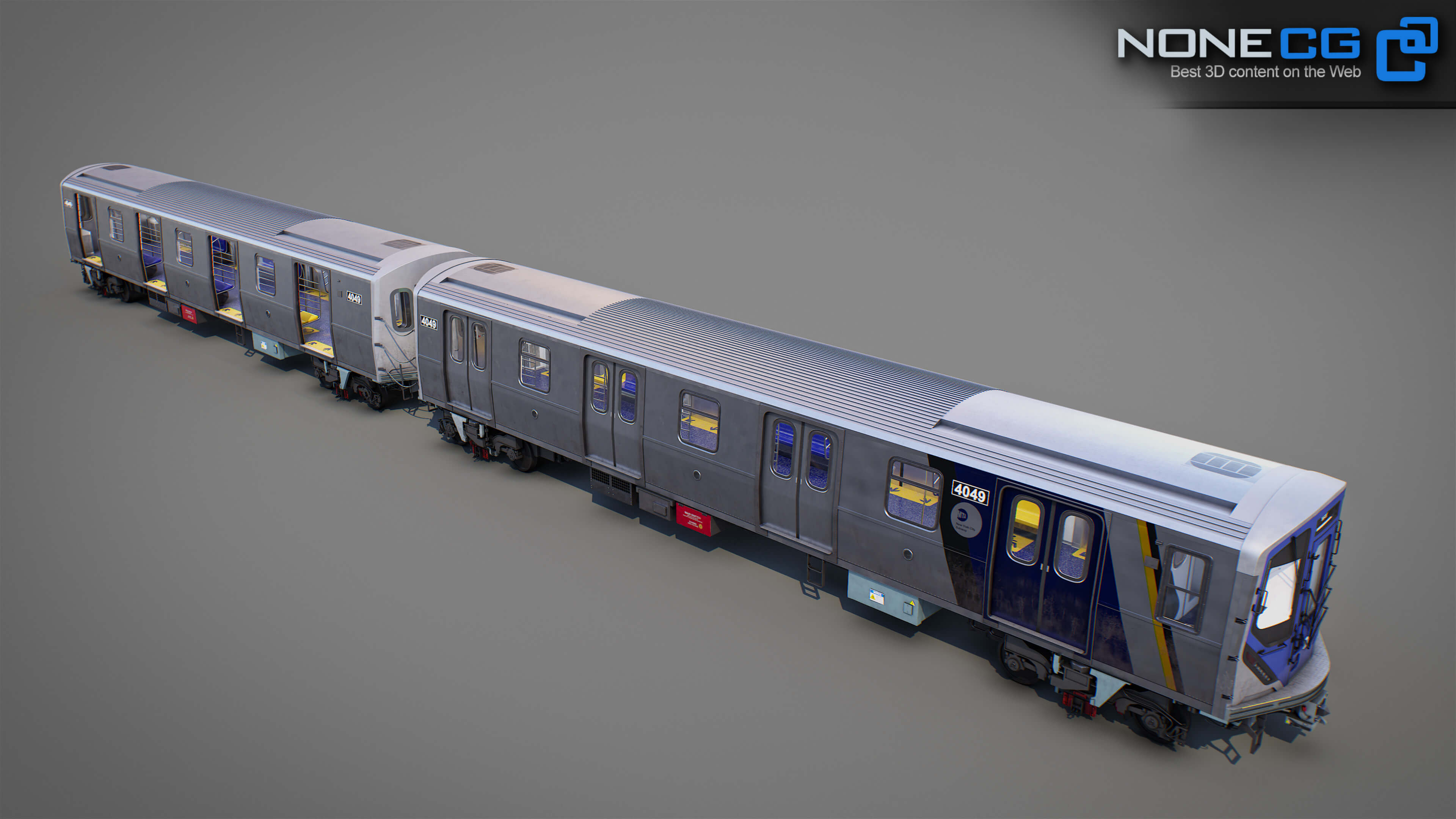 New York City R211 Subway Trains - 3D Model by NoneCG