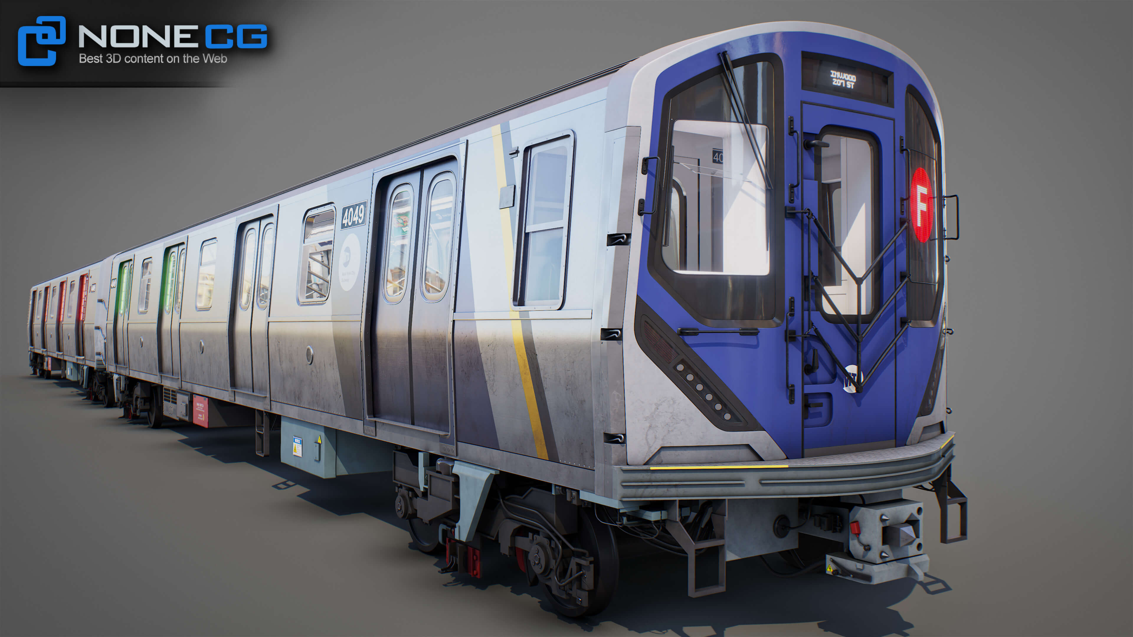 New York City R211 Subway Trains - 3D Model by NoneCG