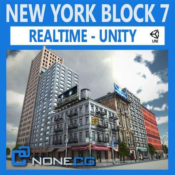 NYC Block 7 3D Model