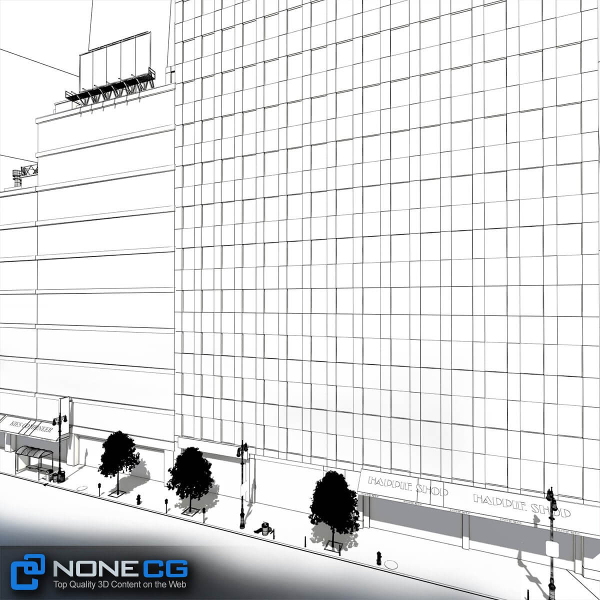 NYC Block Set 1 - 3D Model by NoneCG