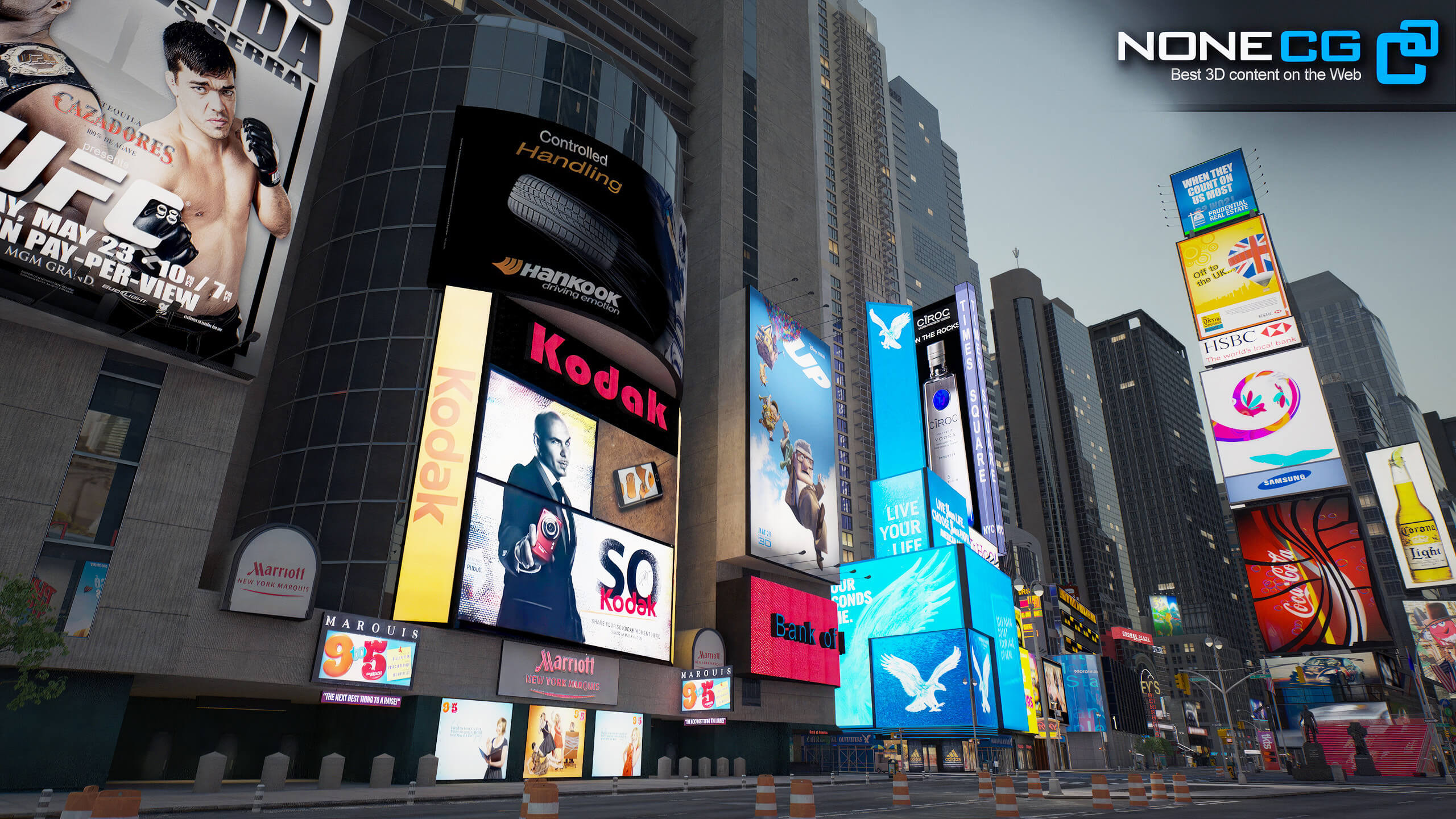 NYC Broadway 3D Model