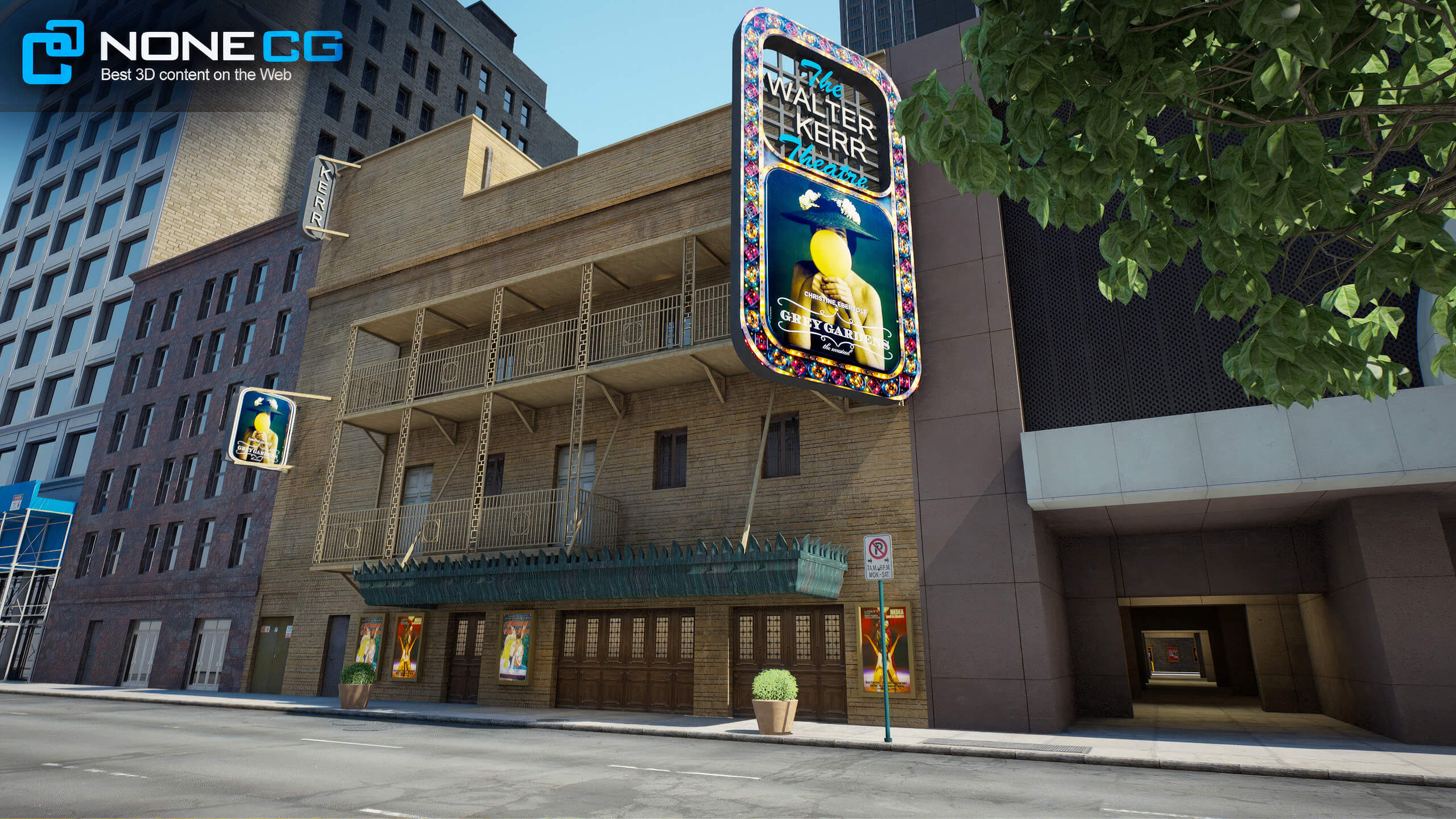 NYC Broadway - 3D Model by NoneCG