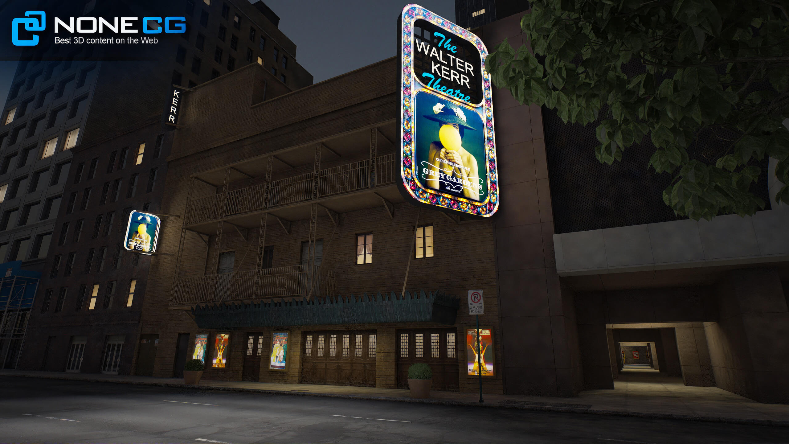 NYC Broadway - 3D Model by NoneCG