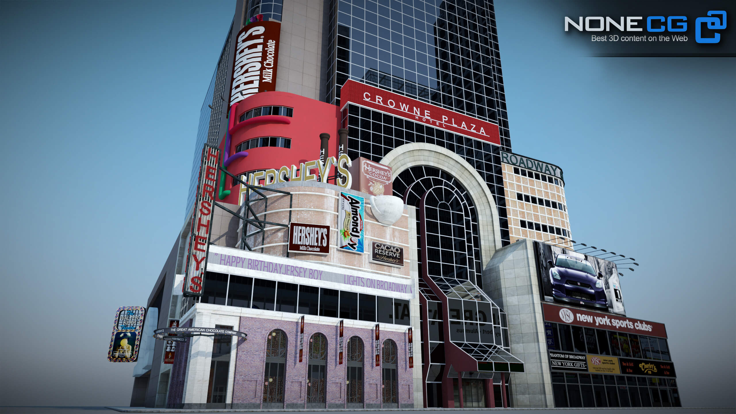 NYC Buildings Pack - 3D Model by NoneCG