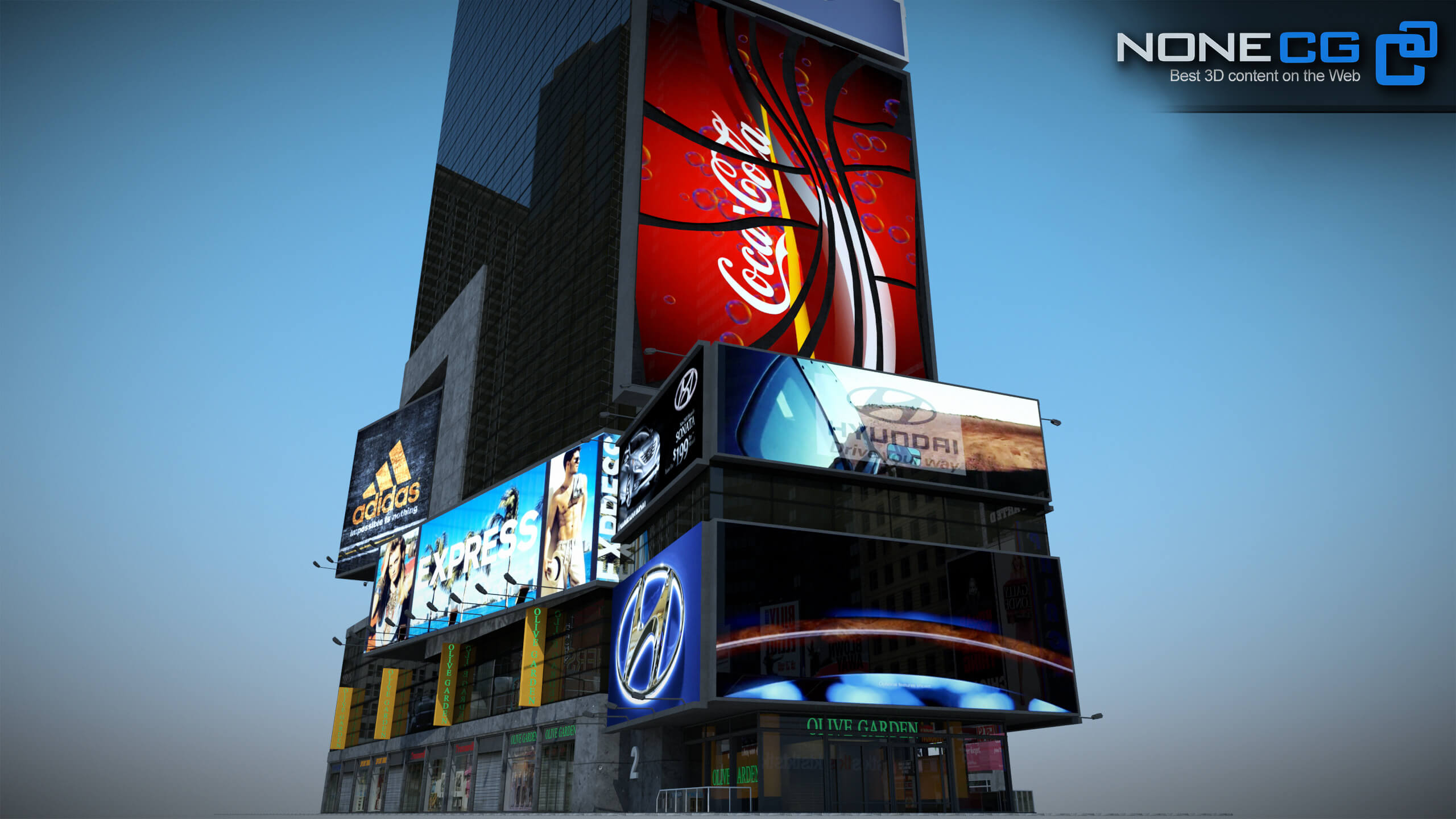 NYC Buildings Pack - 3D Model by NoneCG