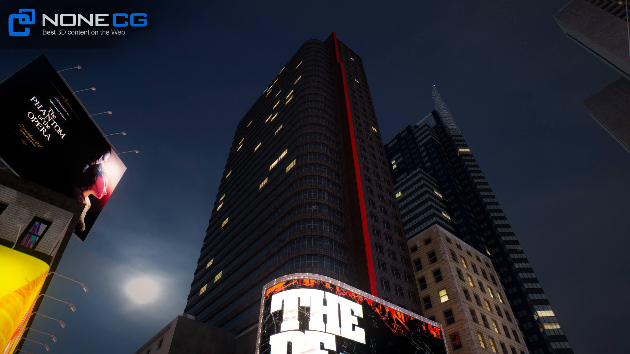 NYC Times Square - 3D Model by NoneCG