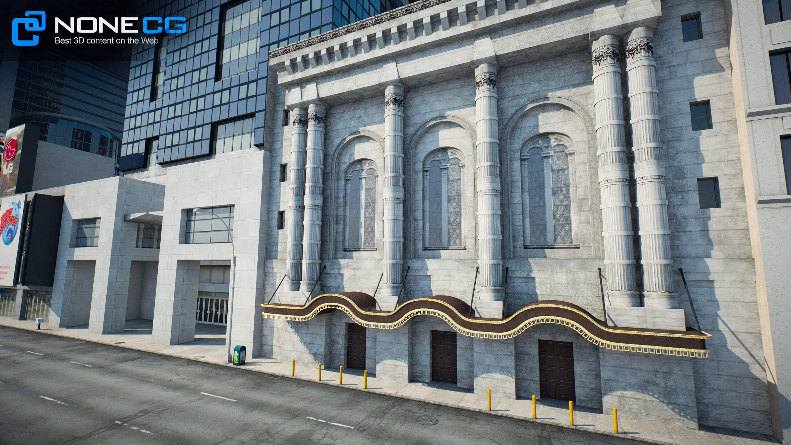 NYC Times Square - 3D Model by NoneCG