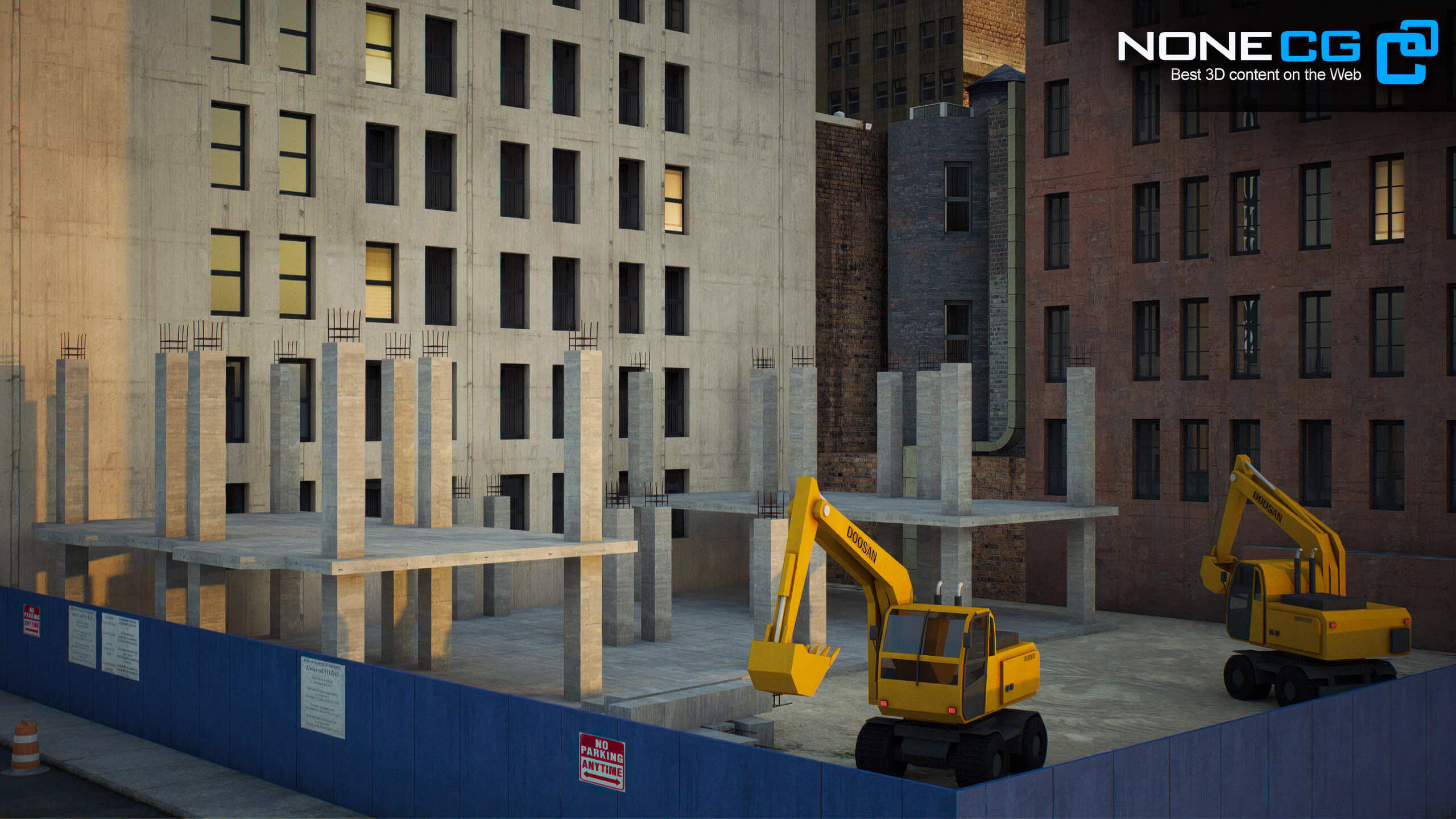 NYC Times Square - 3D Model by NoneCG