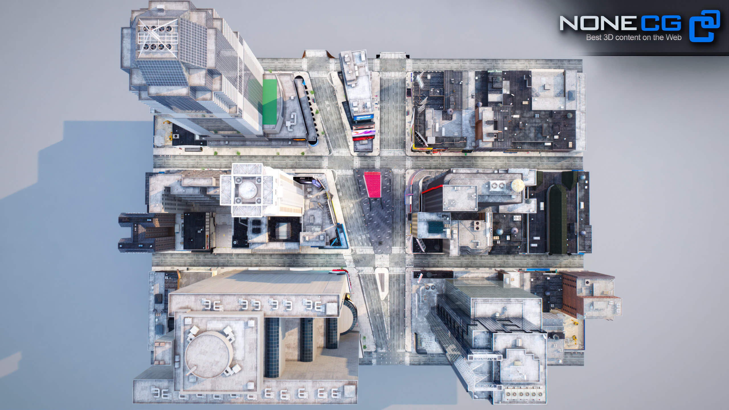 NYC Times Square - 3D Model by NoneCG