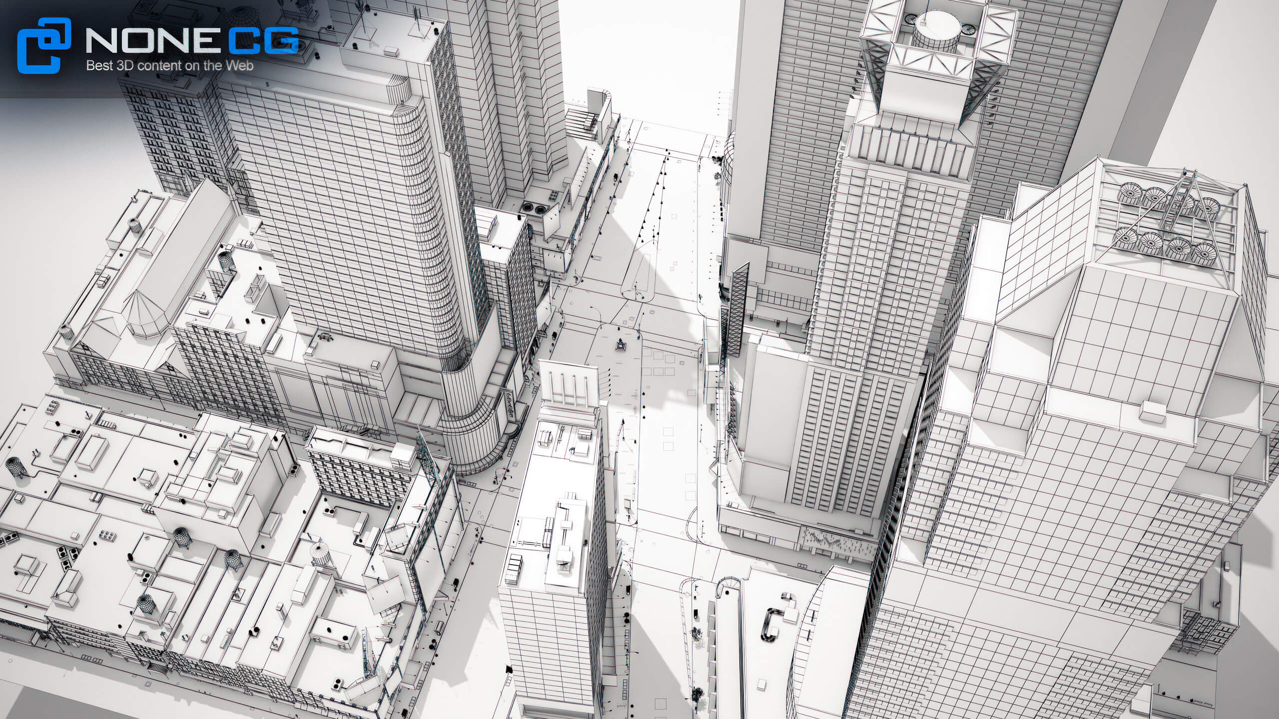 NYC Times Square - 3D Model by NoneCG