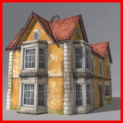 Old Building - 3D Model by NoneCG