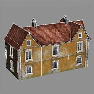 Old Building - 3D Model by NoneCG